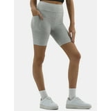 No Boundaries Bike Short With Cell Phone Pocket, Women's - Walmart ...
