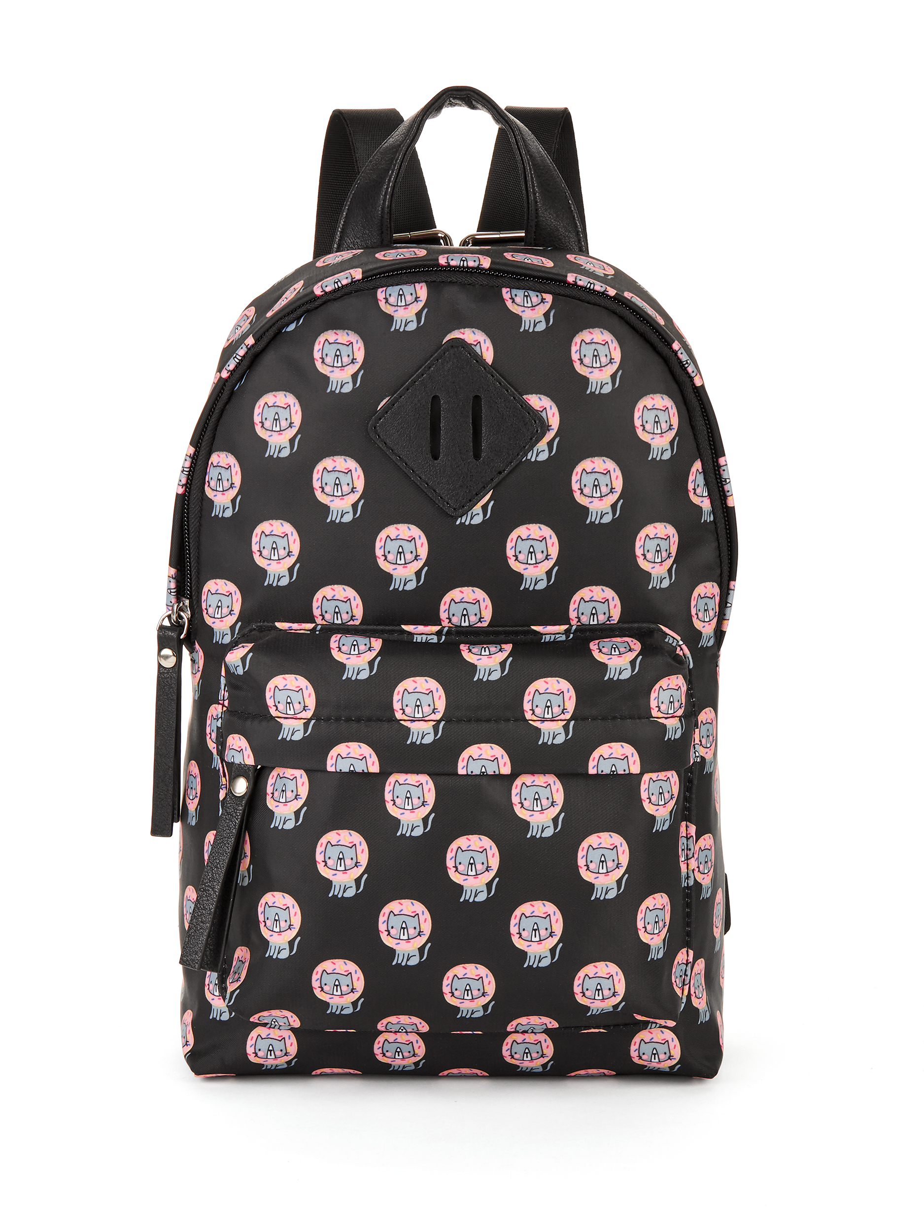 No Boundaries Black Donut Mini Dome Backpack - Walmart.com