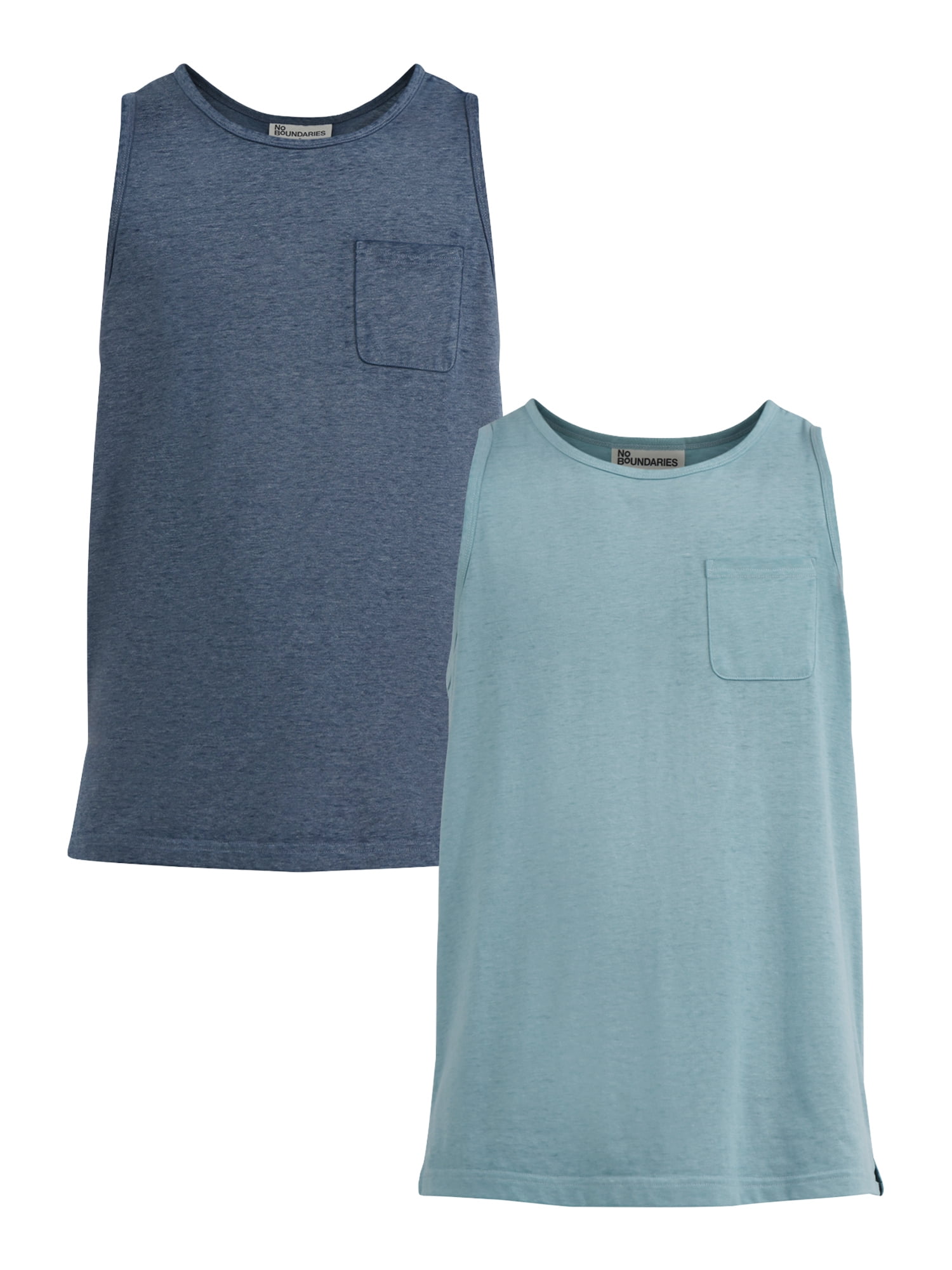 No Boundaries Men's Burnout Textured Tank, 2-Pack, Sizes XS to 3XL ...