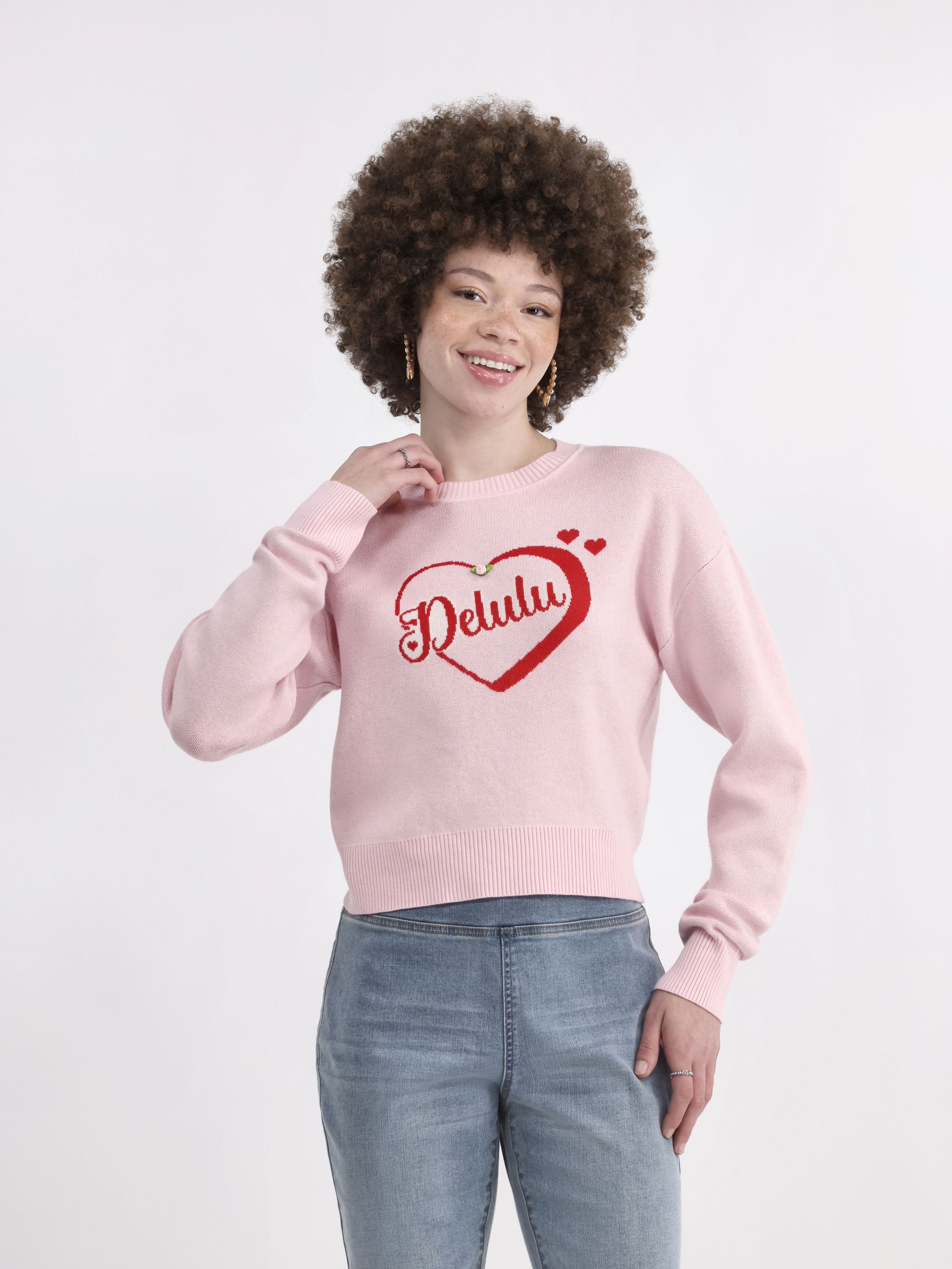 No Boundaries Conversational Pullover, Midweight, Women's Plus ...