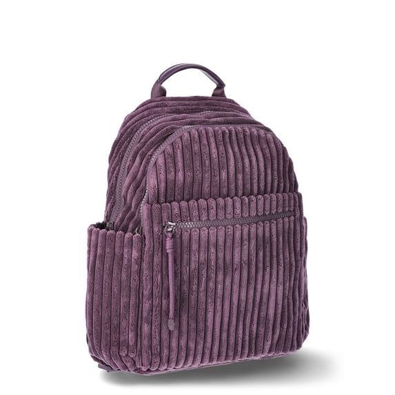 No Boundaries Corduroy Backpack, Dark Amethyst, Women’s - Walmart.com