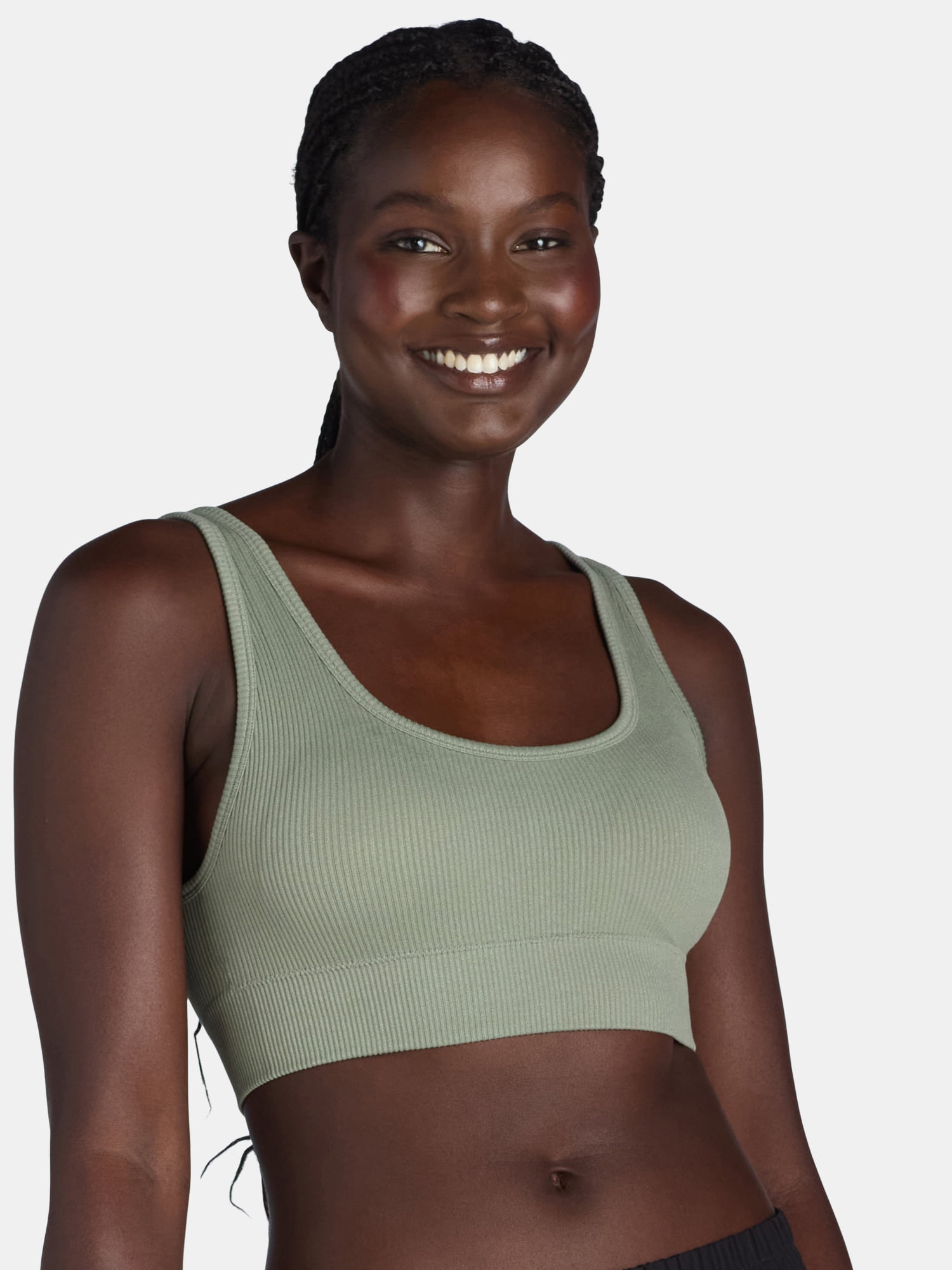 No Boundaries Double Scoop Seamless Bra, Women’s and Women’s Plus, Sizes XS- 3XL - Walmart.com