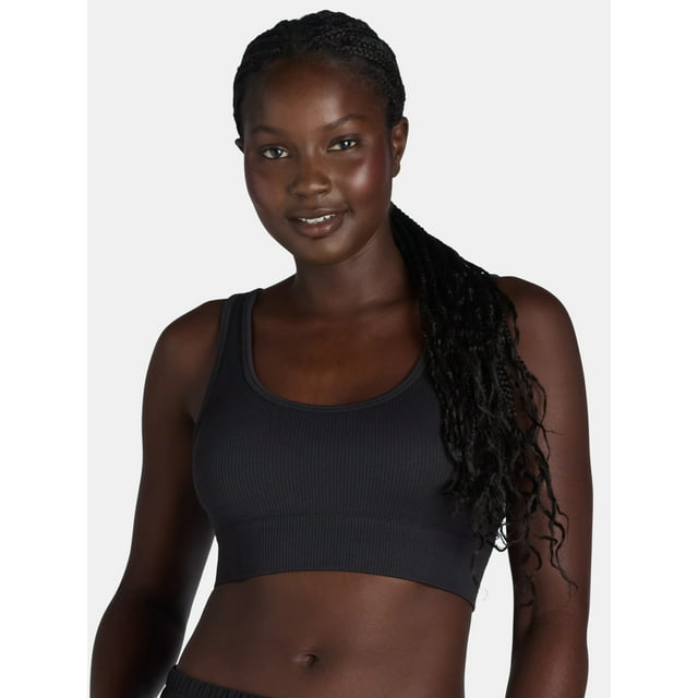 No Boundaries Women's Double Scoop Seamless Bra, Sizes XS-3XL - Walmart.com