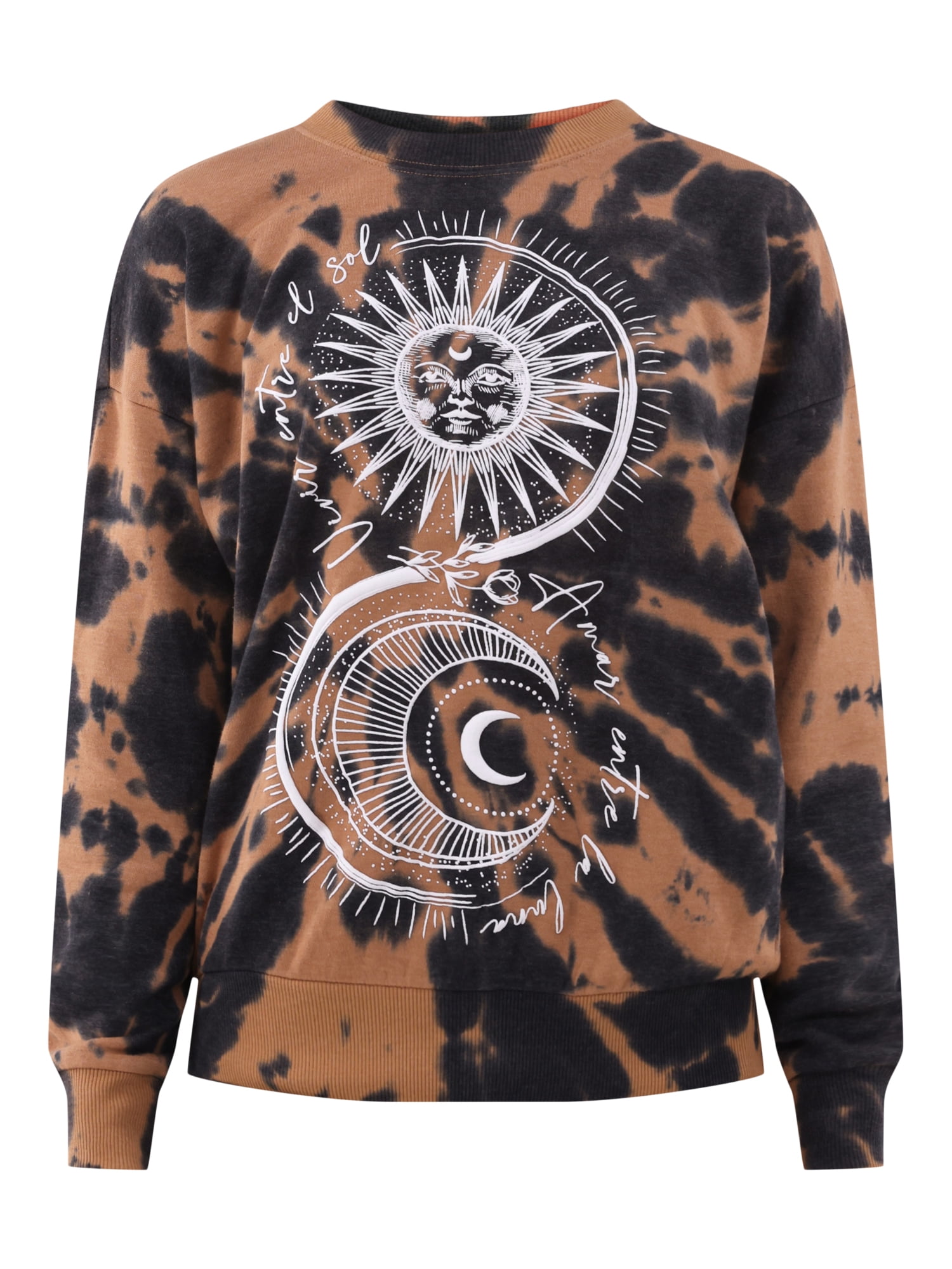 No Boundaries Embellished Sweatshirt with Long Sleeves, Women's ...