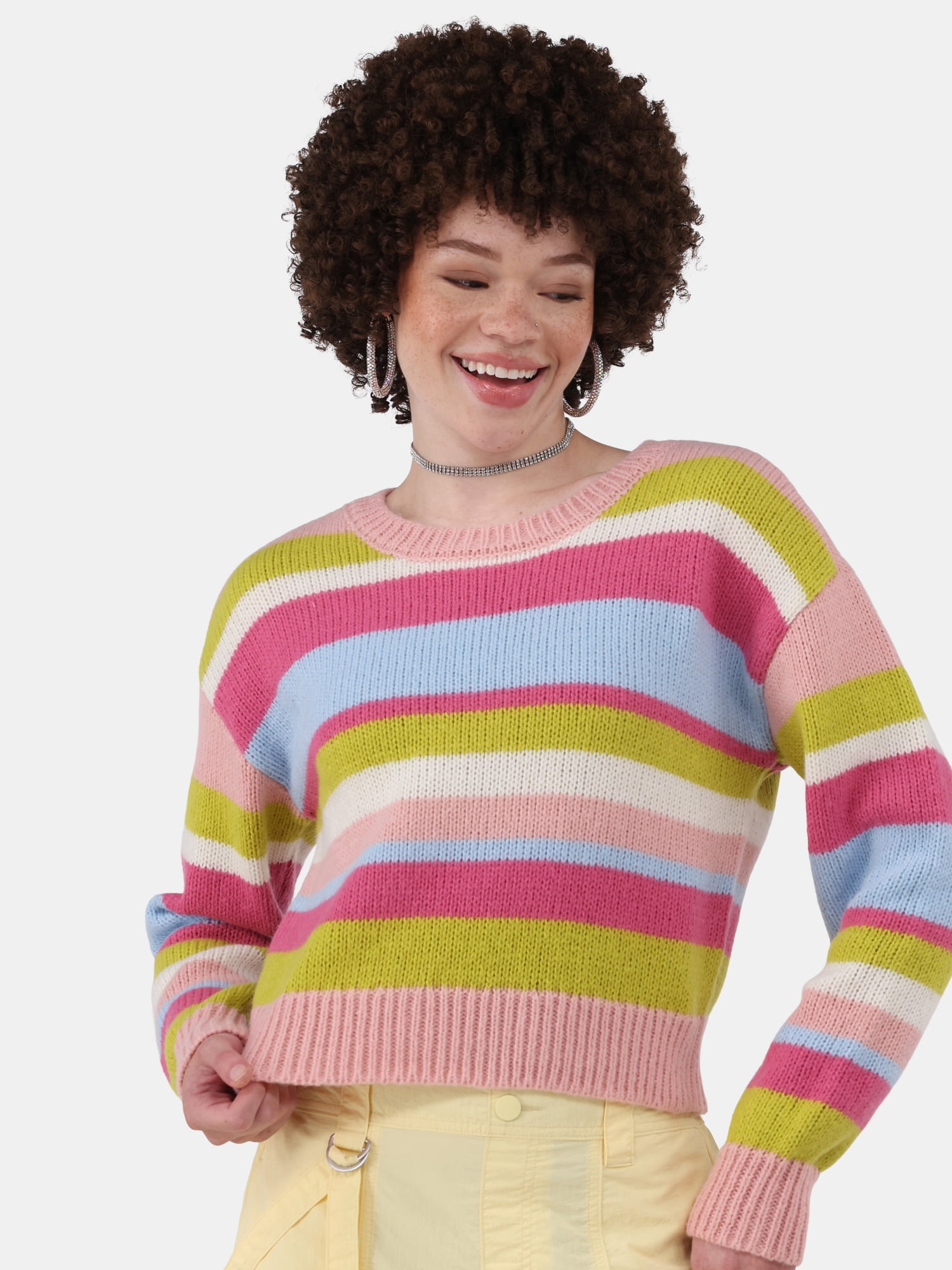 No Boundaries Women's Midweight Fashion Sweater, Sizes XXS-XXL ...