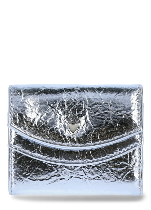 Time and Tru Women's Alexandra Slim Wallet Vinyl Solid Cream - Walmart.com