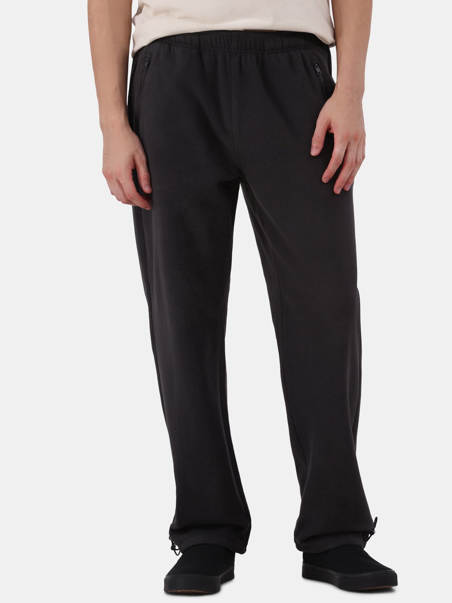 No Boundaries Fleece Straight Fit Pants, Men's and Big Men's, Sizes XS ...