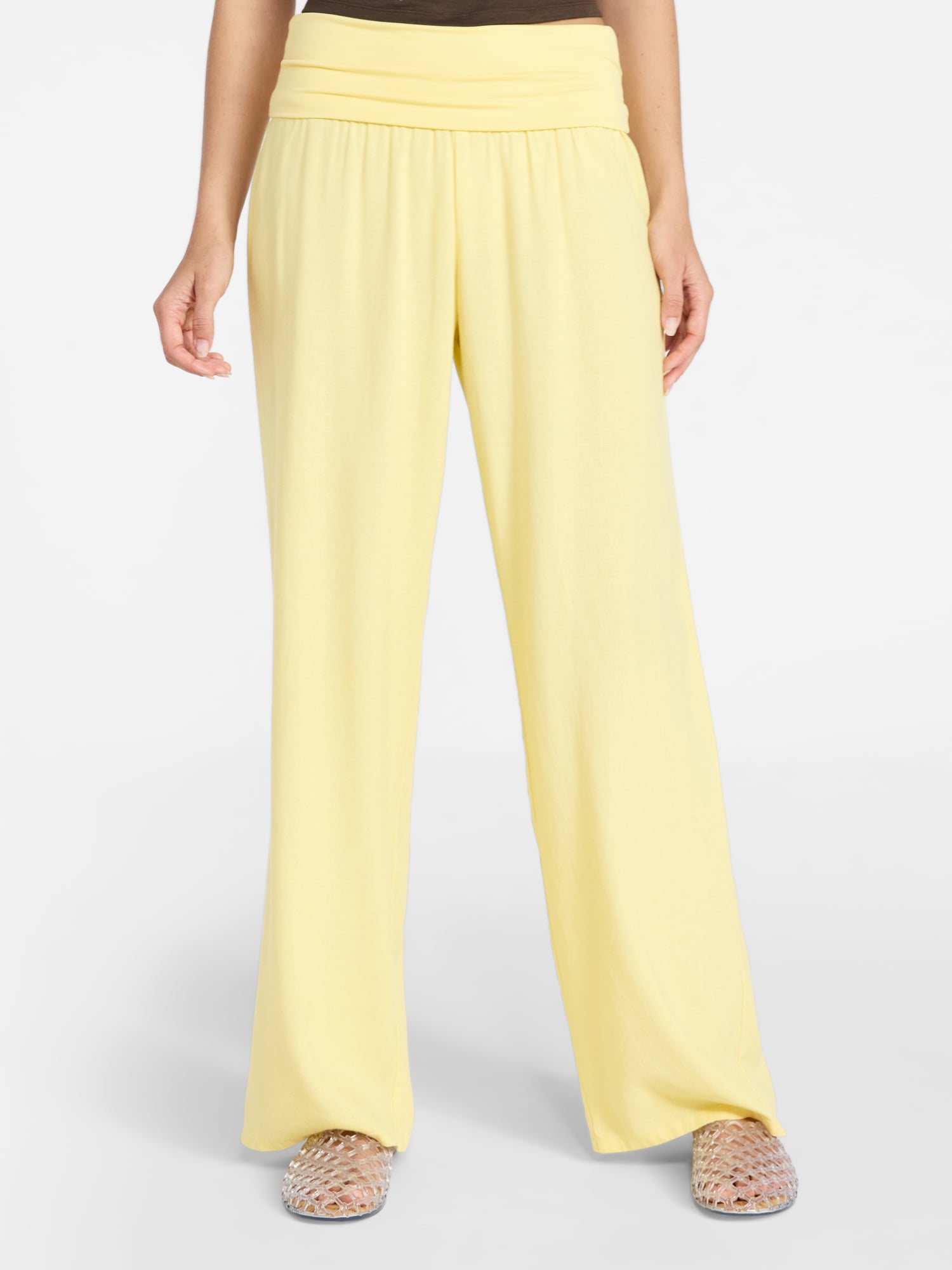 No Boundaries Foldover Beach Pants, 29.5'' inseam, Women's XXS-XXL ...