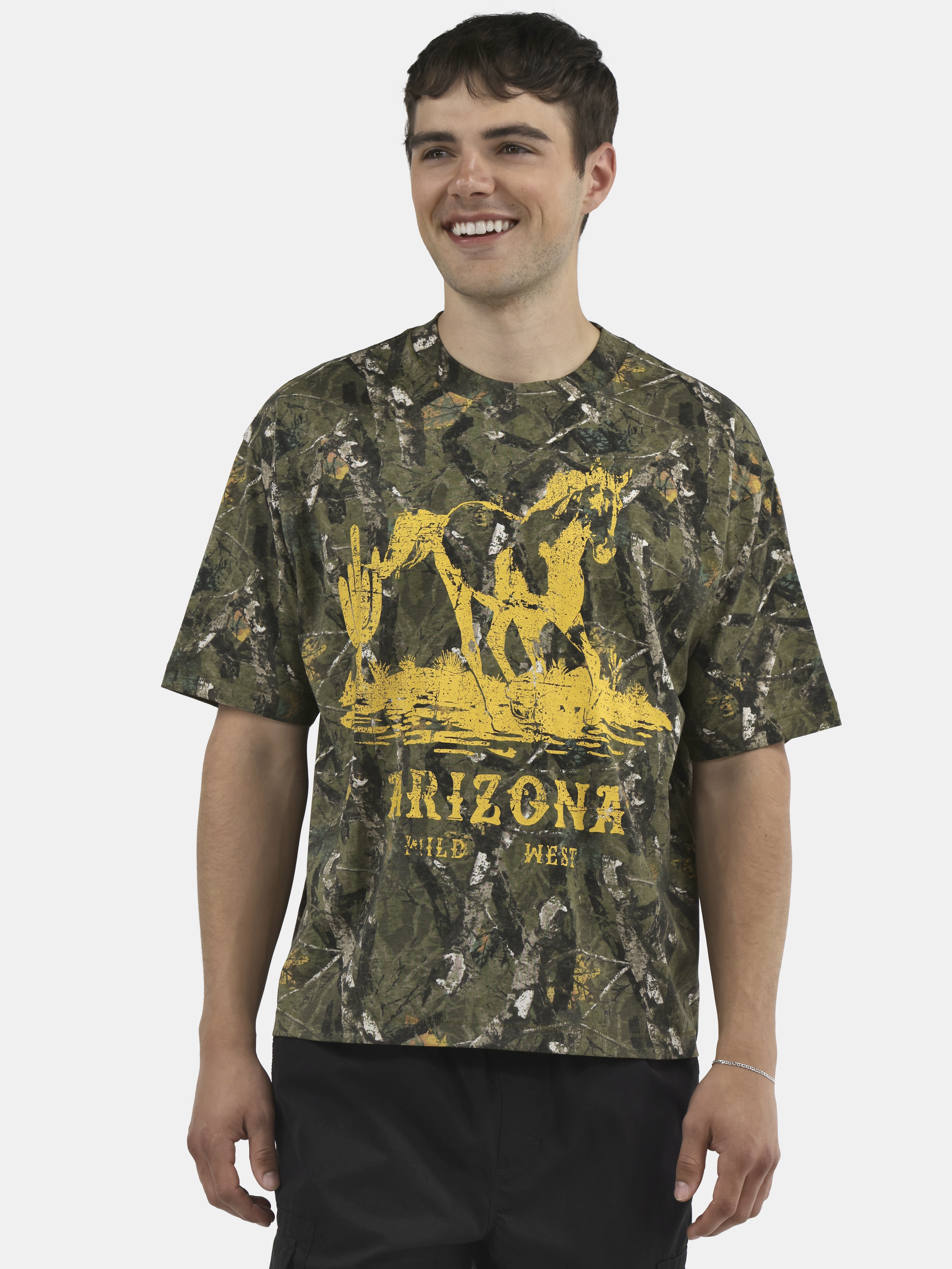 No Boundaries Graphic Crop Tee, Men's & Big Men's - Walmart.com