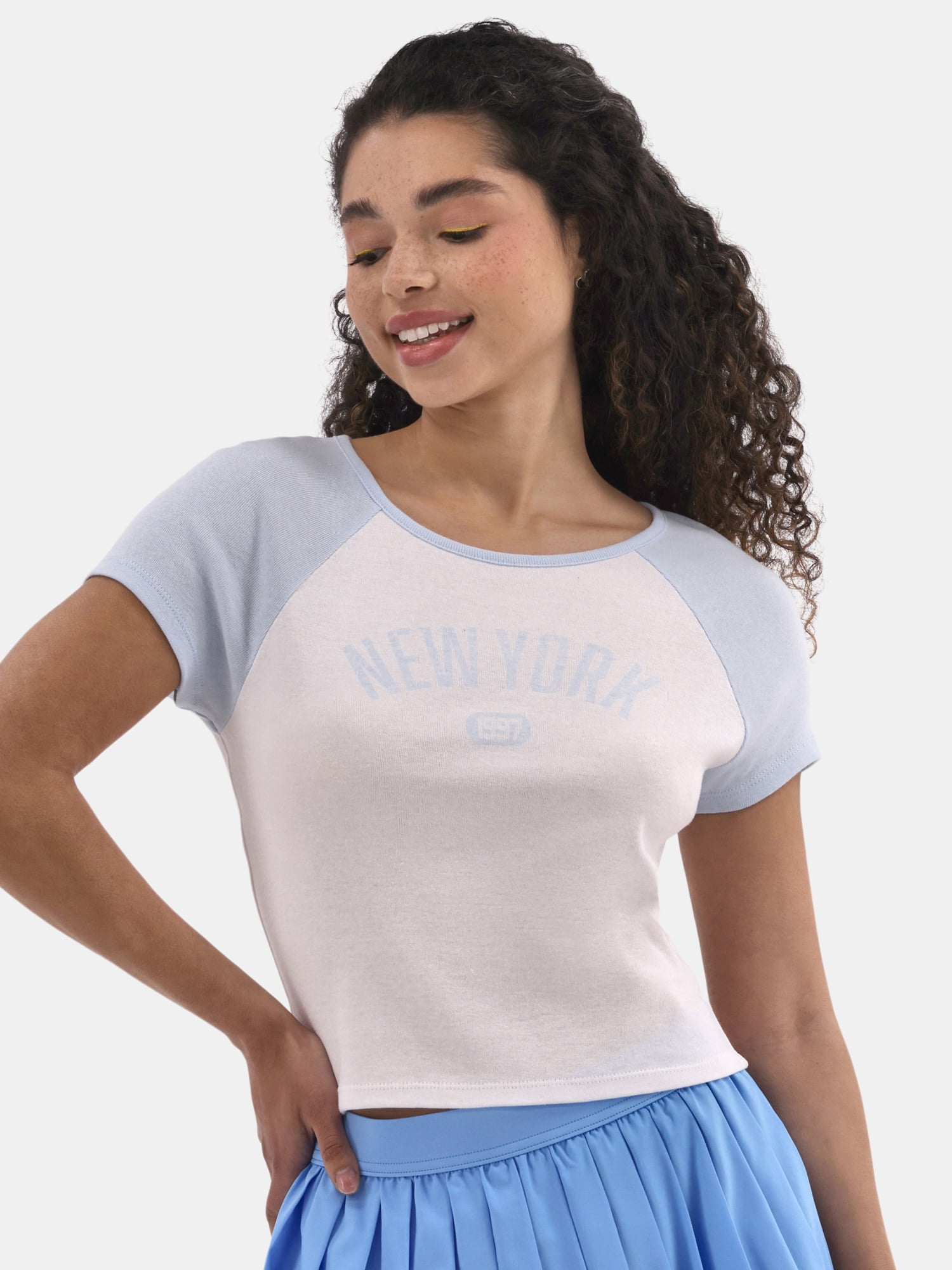 Graphic Baby Tee Womens