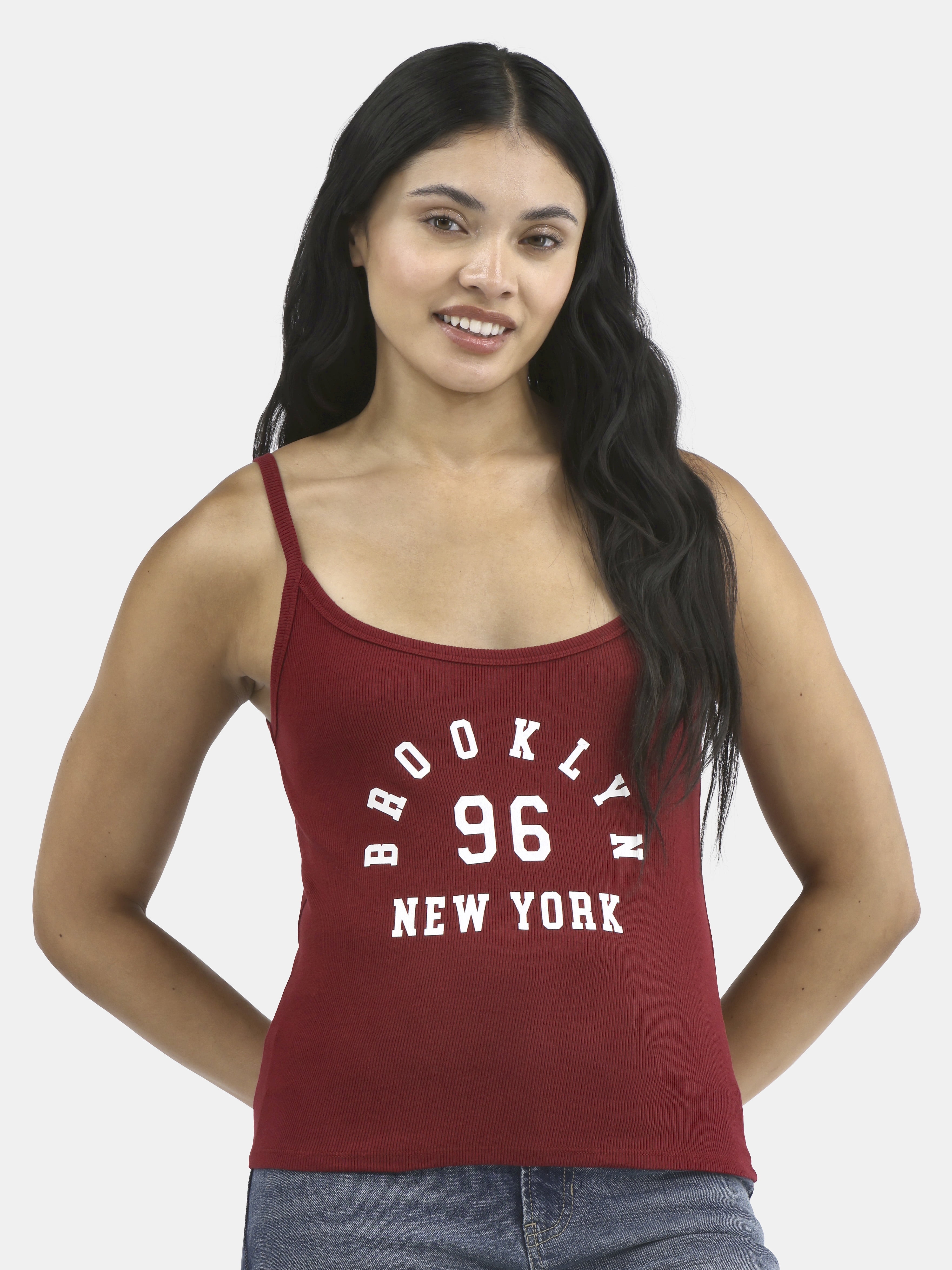 No Boundaries Graphic Tank Top, Women's - Walmart.com