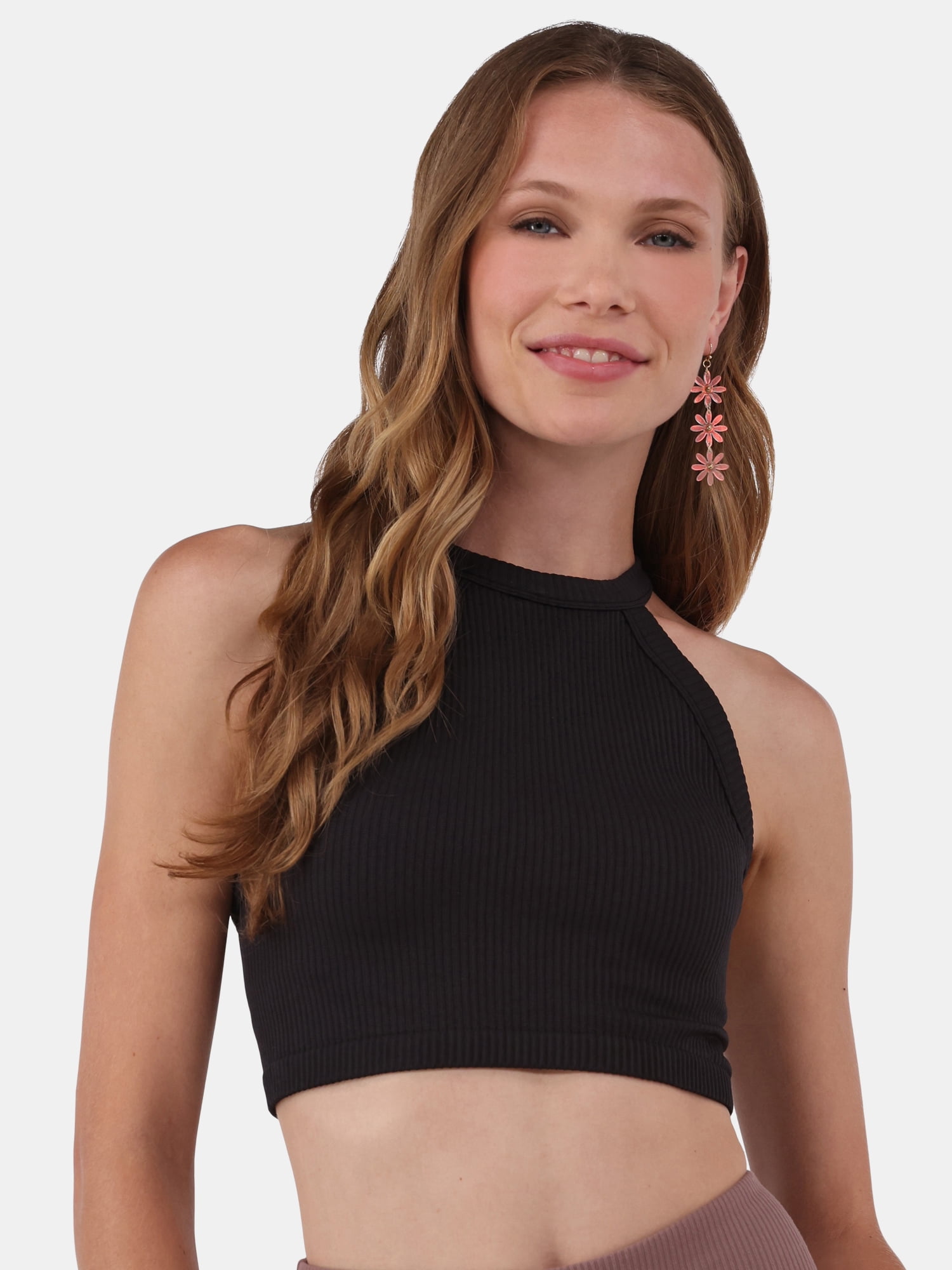 No Boundaries High-Neck Cami, Women's & Women's Plus - Walmart.com