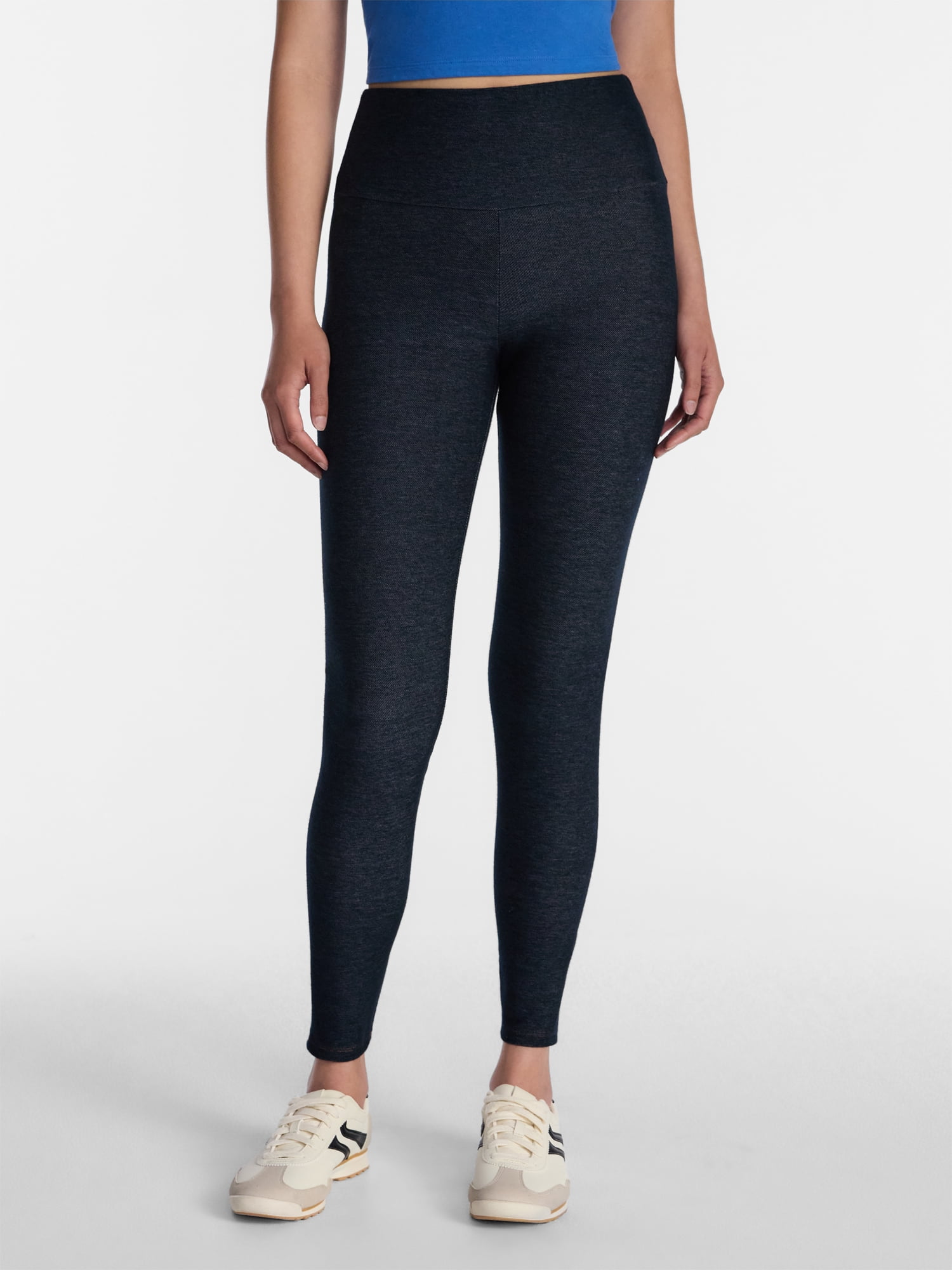 No Boundaries Women's High-Rise Ankle Leggings, 27 in Inseam, Soft ...