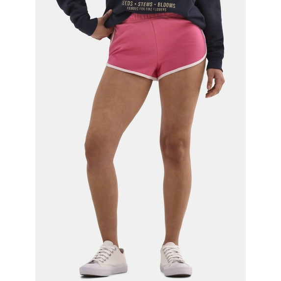 No Boundaries Women's Jersey Knit Dolphin Shorts 2 Inseam Pull-On ...