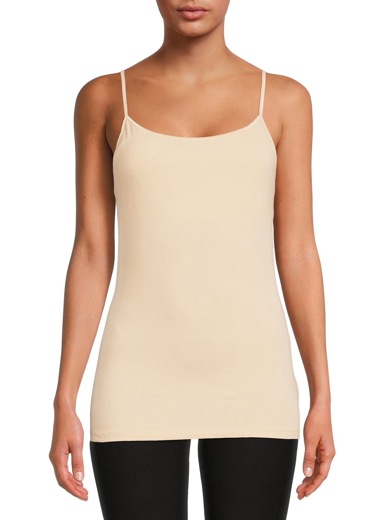 No Boundaries Junior's Cotton Blend Cami - Walmart.com