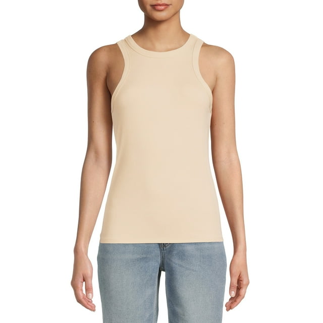 No Boundaries Junior's High Neck Tank Top - Walmart.com