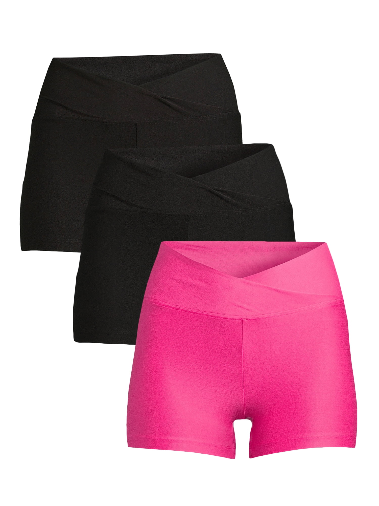 No Boundaries Junior's Yummy Shorts, 3-Pack - Walmart.com