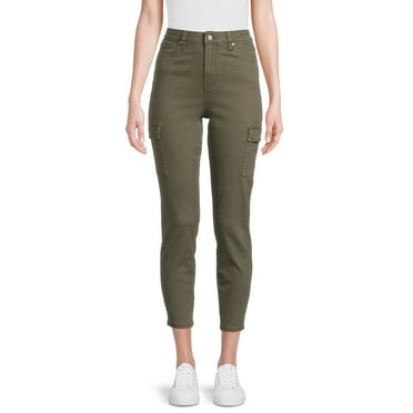 VIP JEANS CG Collection Cargo High Waisted Jogger Skinny Drawstring ...