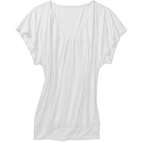 No Boundaries - Juniors Banded Bottom Tunic - Walmart.com