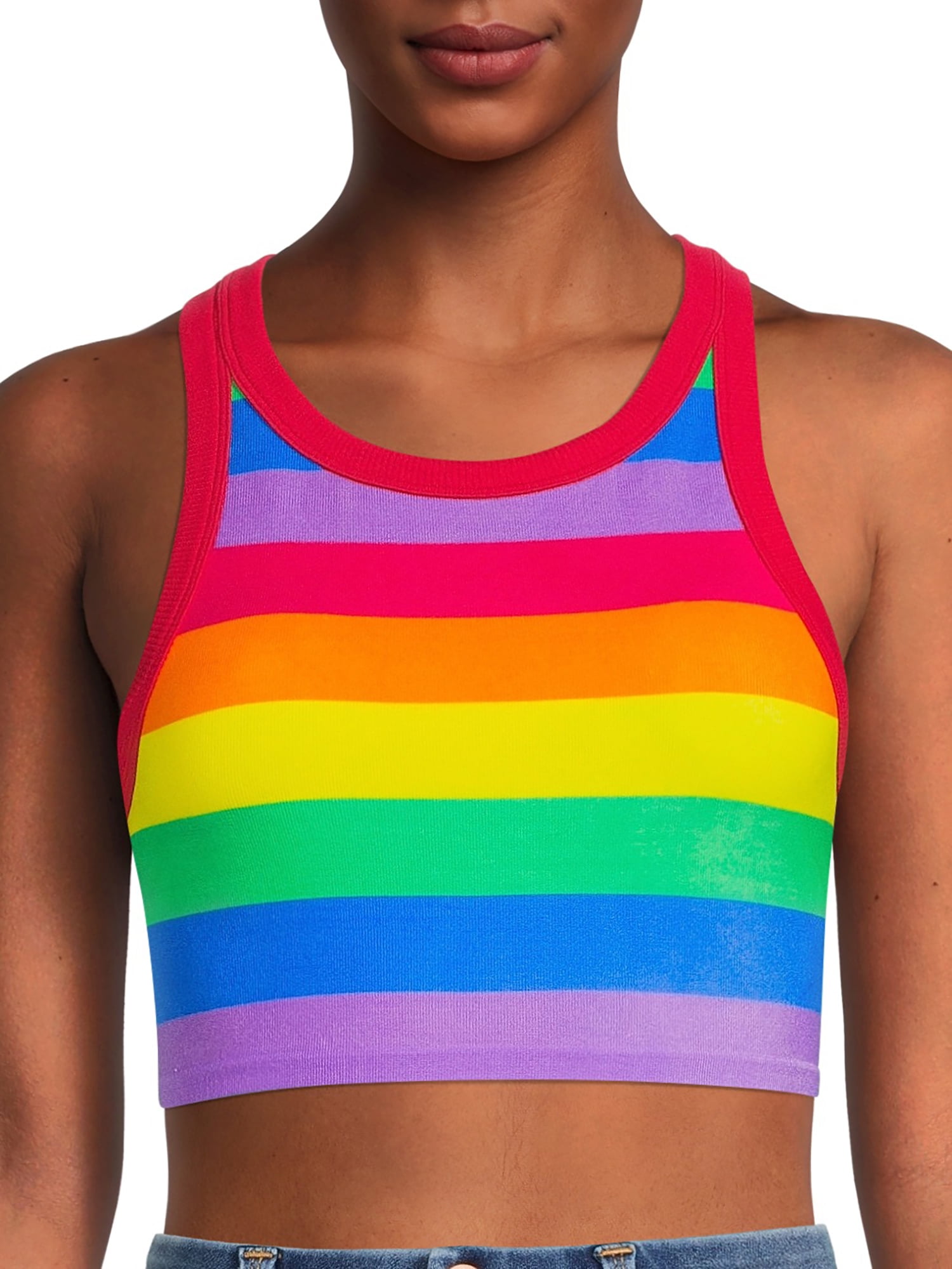 No Boundaries Juniors' Boyfriend Crop Bra - Walmart.com