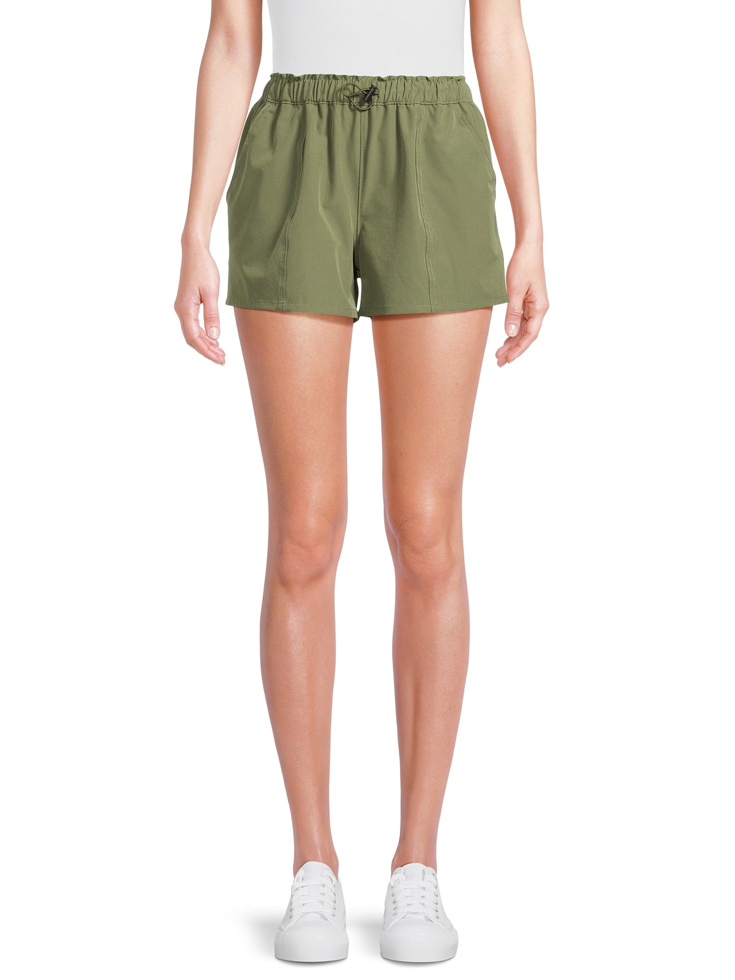 No Boundaries Juniors Bungee Shorts, 2.75" Inseam, Sizes XS-3XL ...