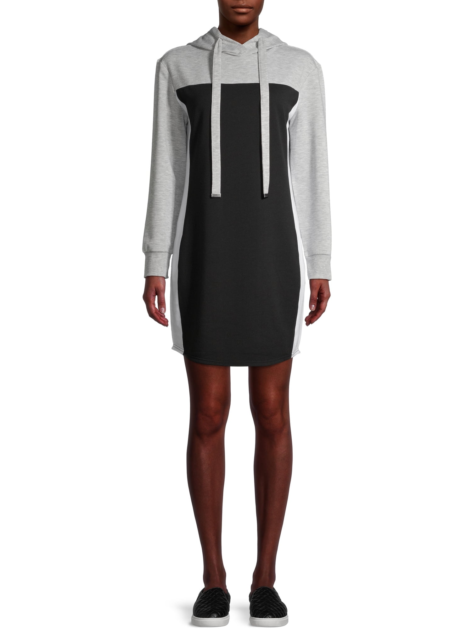 No Boundaries Juniors' Color Block Dress - Walmart.com