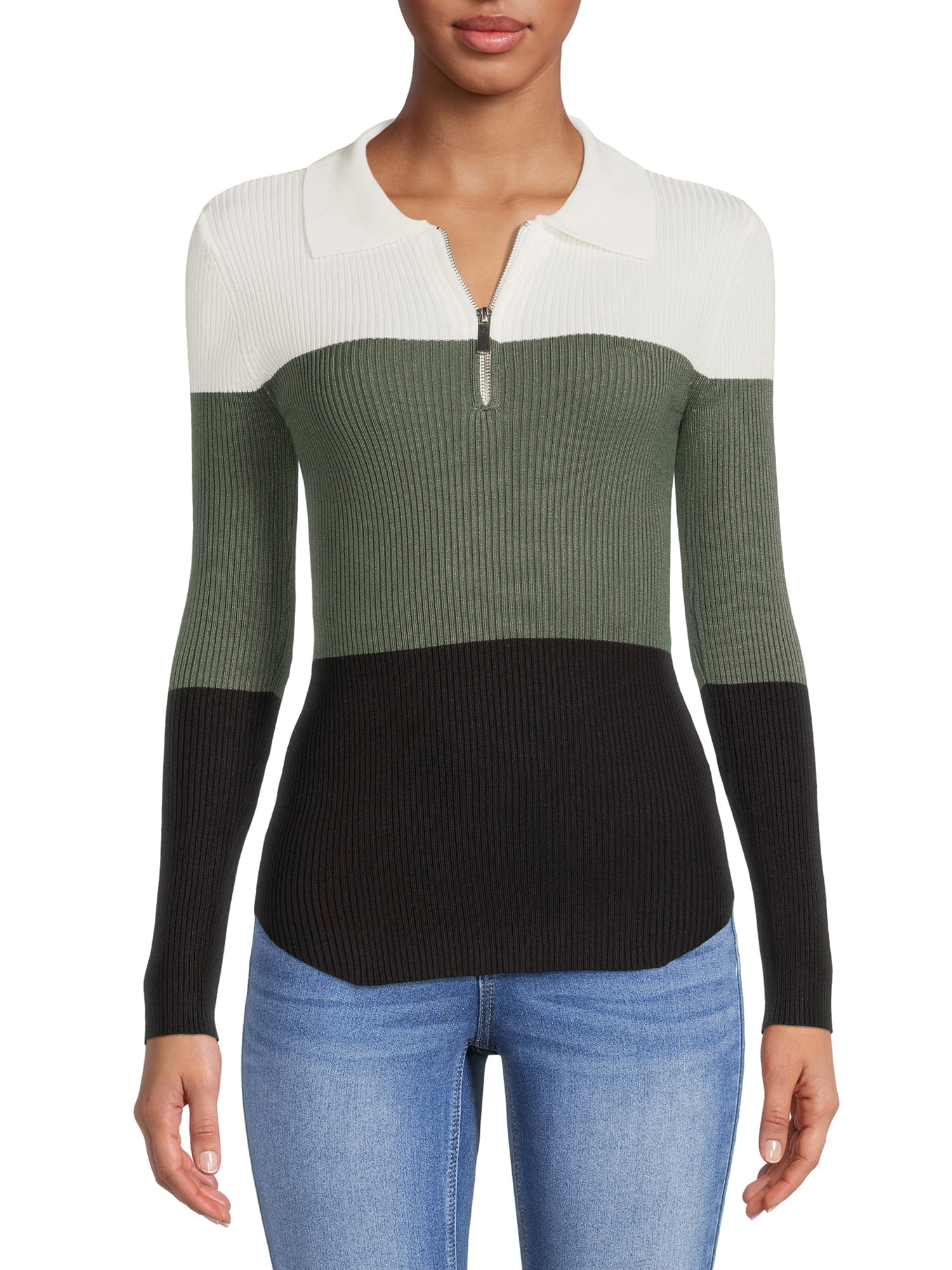 No Boundaries Juniors Colorblock Pullover - Walmart Business Supplies