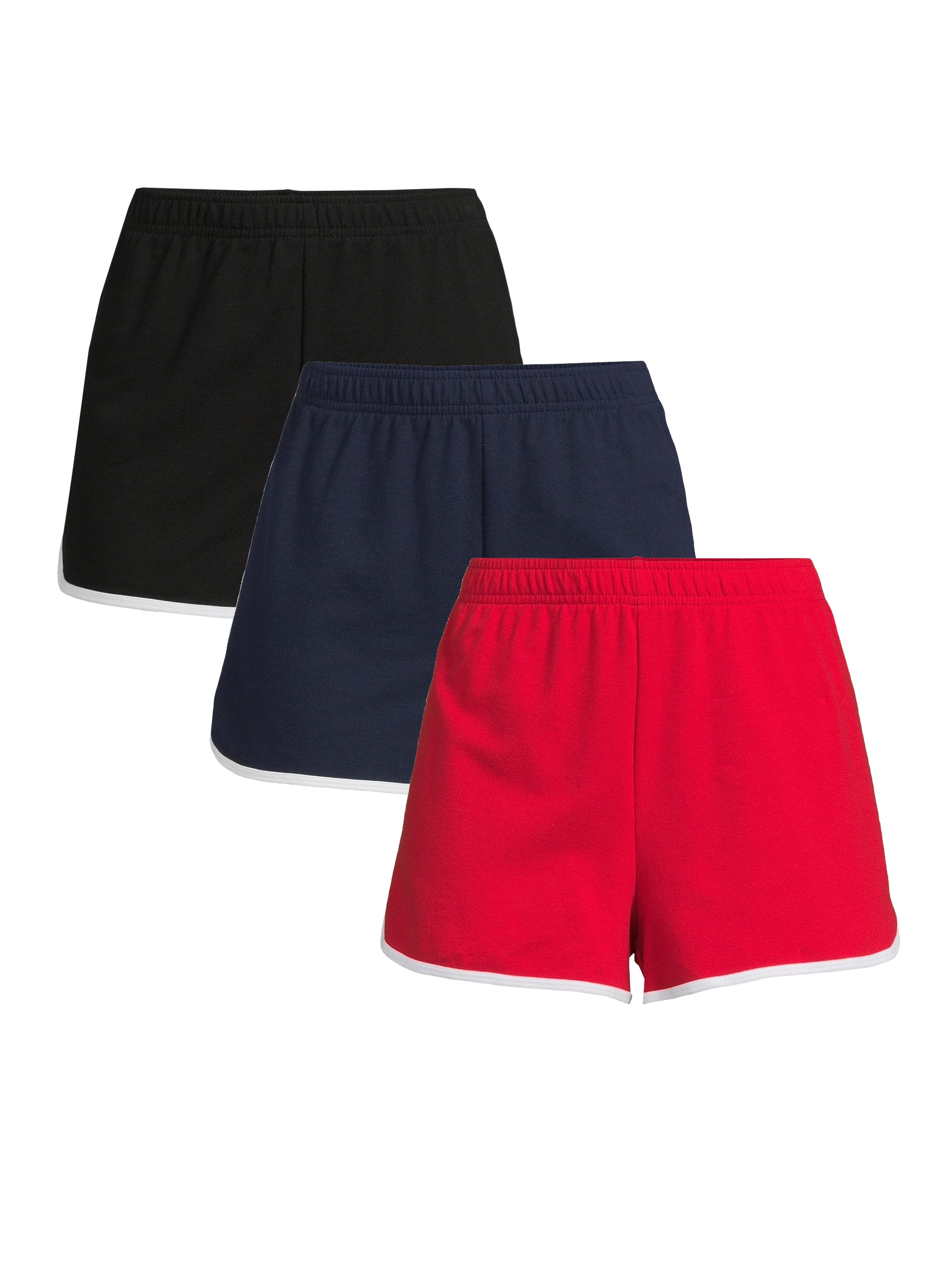 No Boundaries Juniors Core Short, 3 Pack - Walmart.com