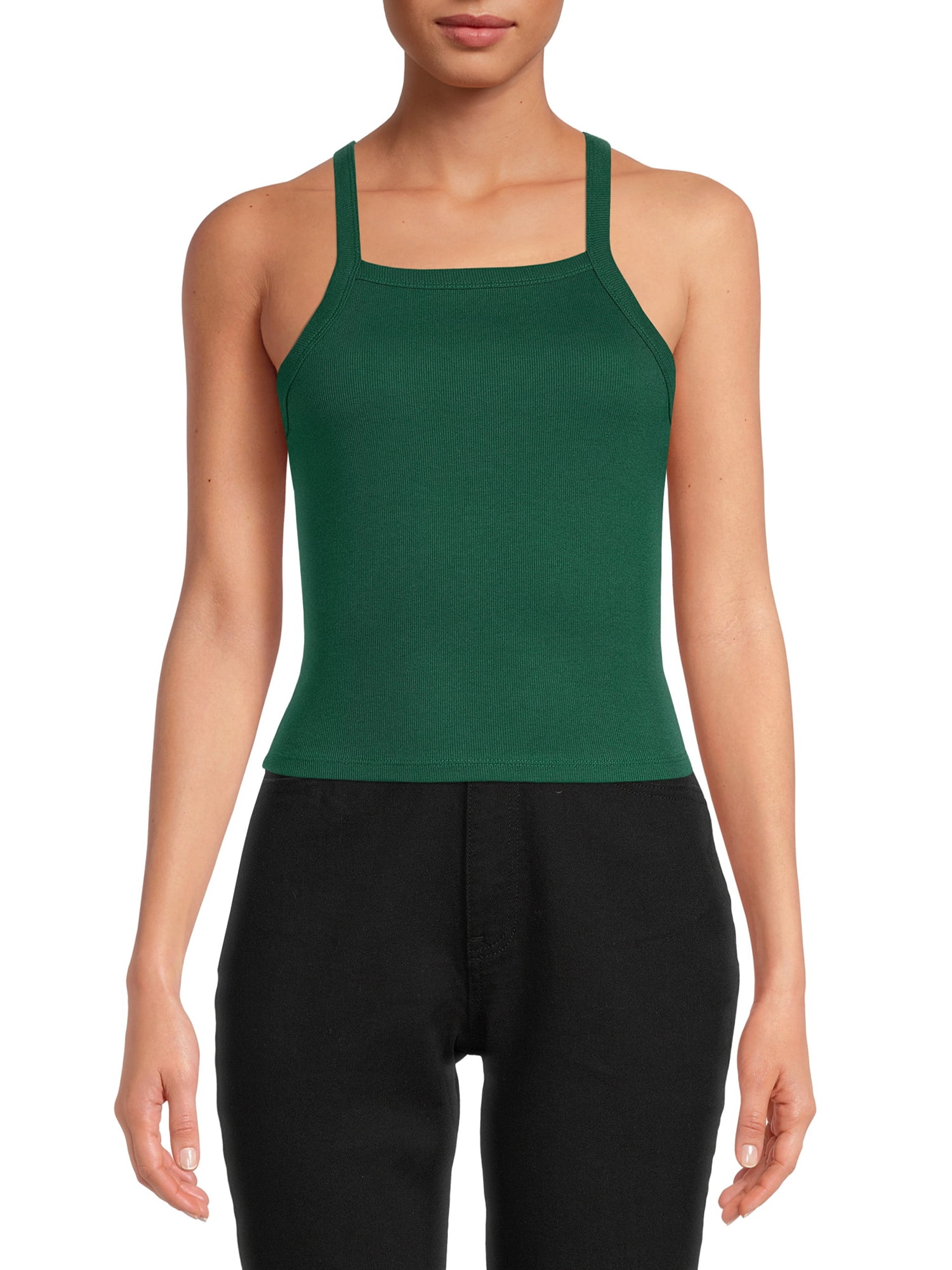 No Boundaries Juniors' Crop Tank Top - Walmart.com