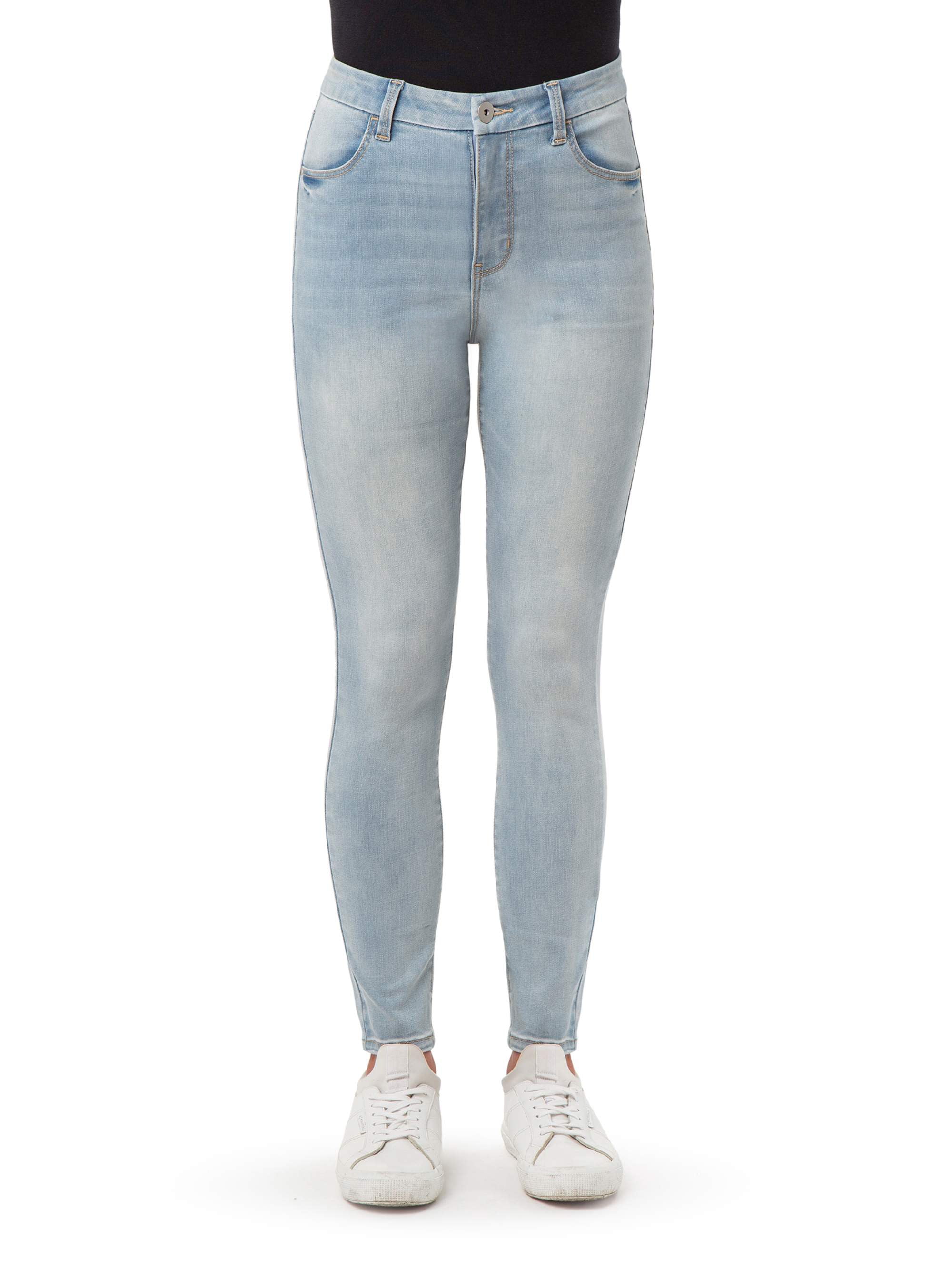 No Boundaries Juniors Curvy High Rise Skinny Jeans - Walmart.com