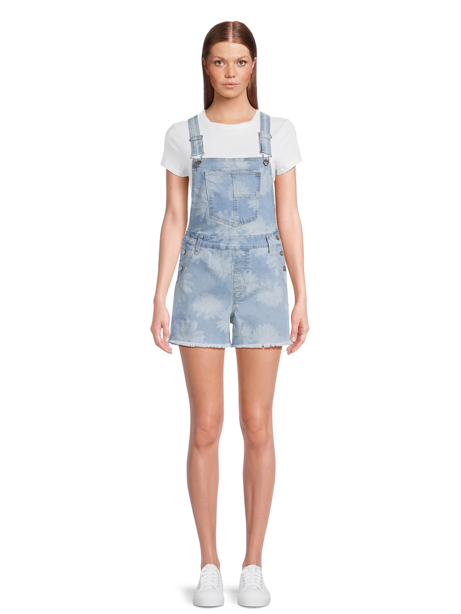 No Boundaries Juniors Denim Shortall - Walmart.com No Boundaries Juniors Denim Shortall - Walmart.com