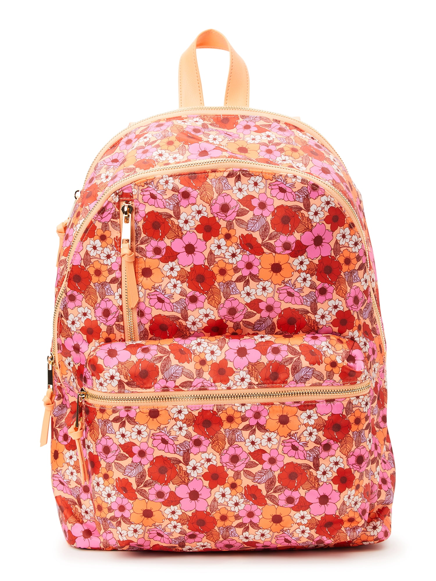 No Boundaries Juniors Dome Zip Backpack, Orange - Walmart.com