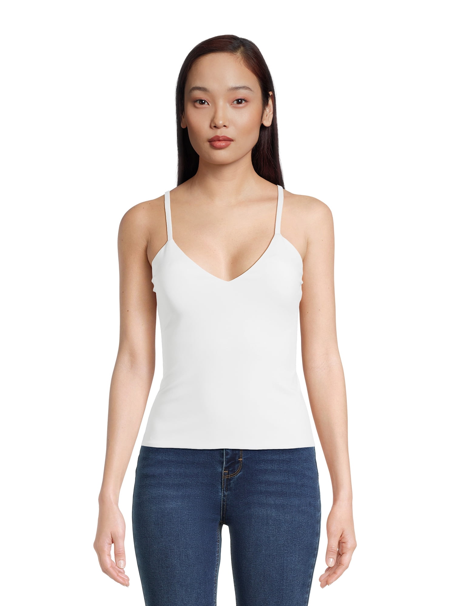 No Boundaries Juniors Double Layer Tank Top - Walmart.com