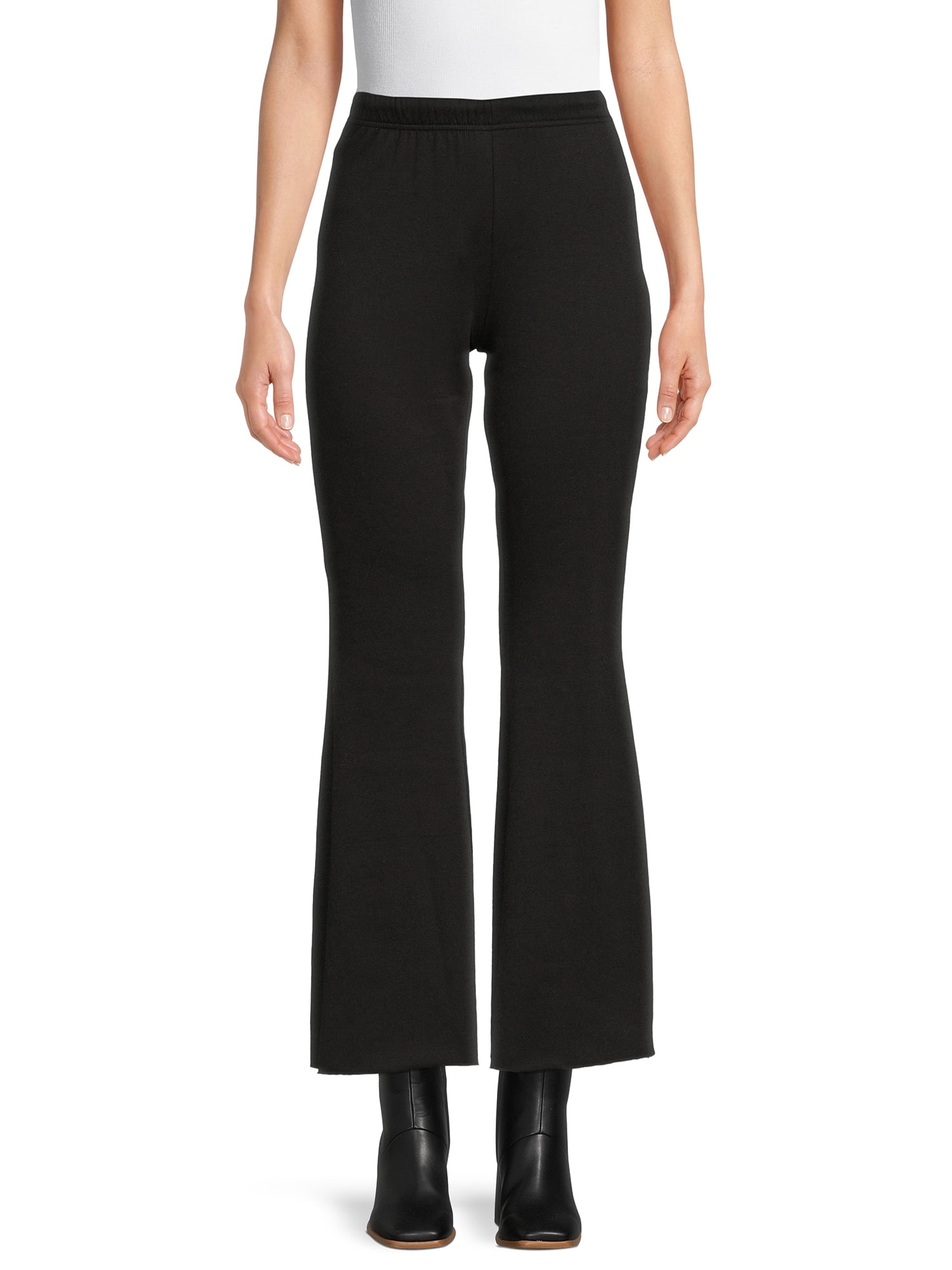 No Boundaries Juniors Fleece Flare Pants - Walmart.com