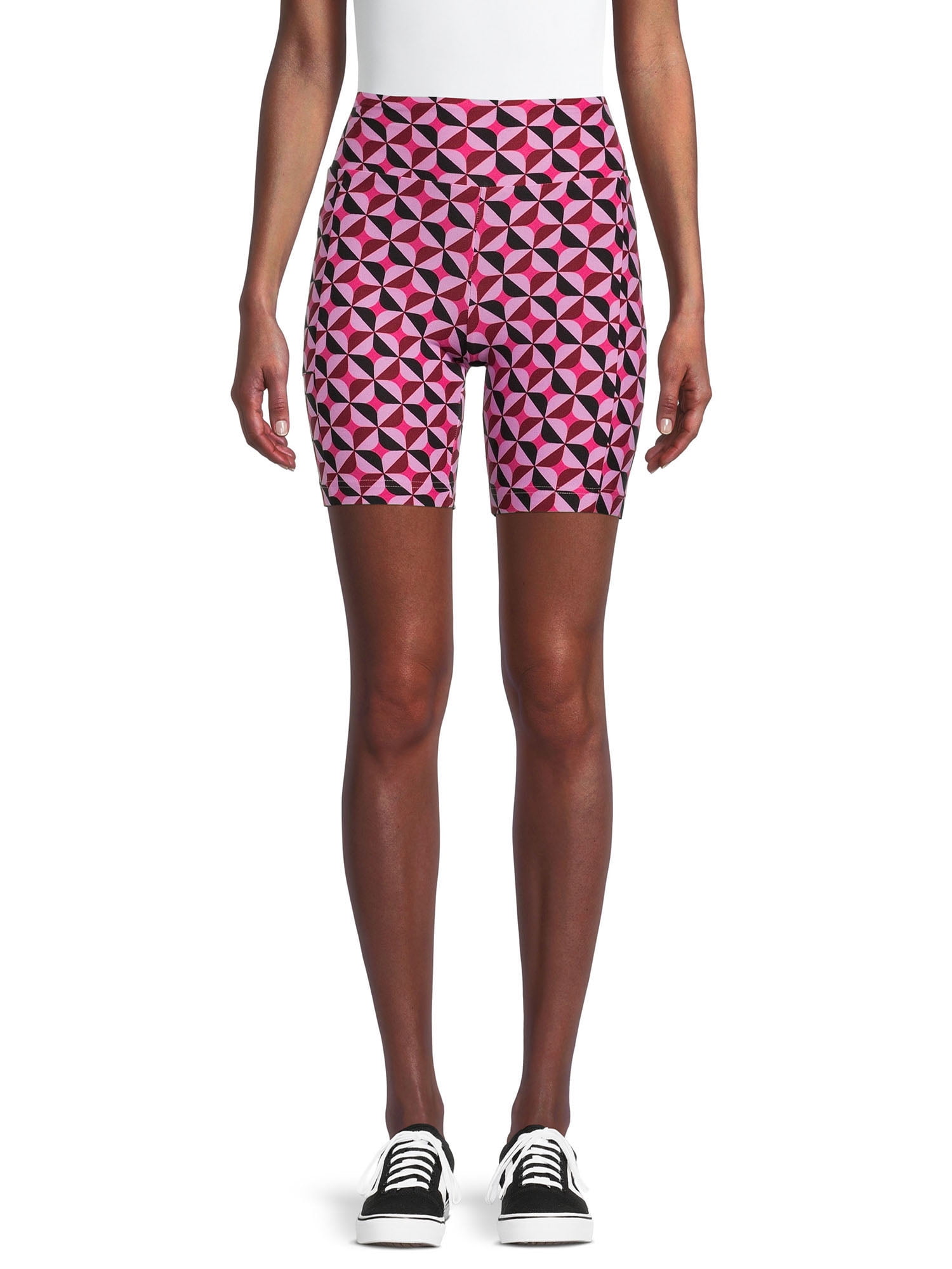 No Boundaries Juniors High Rise Bike Shorts, Sizes XS-3XL - Walmart.com