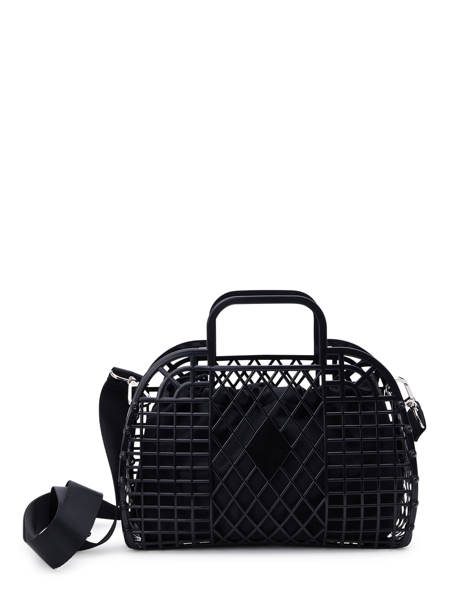 No Boundaries Juniors Jelly Crossbody Handbag with Top Handle - Walmart.com