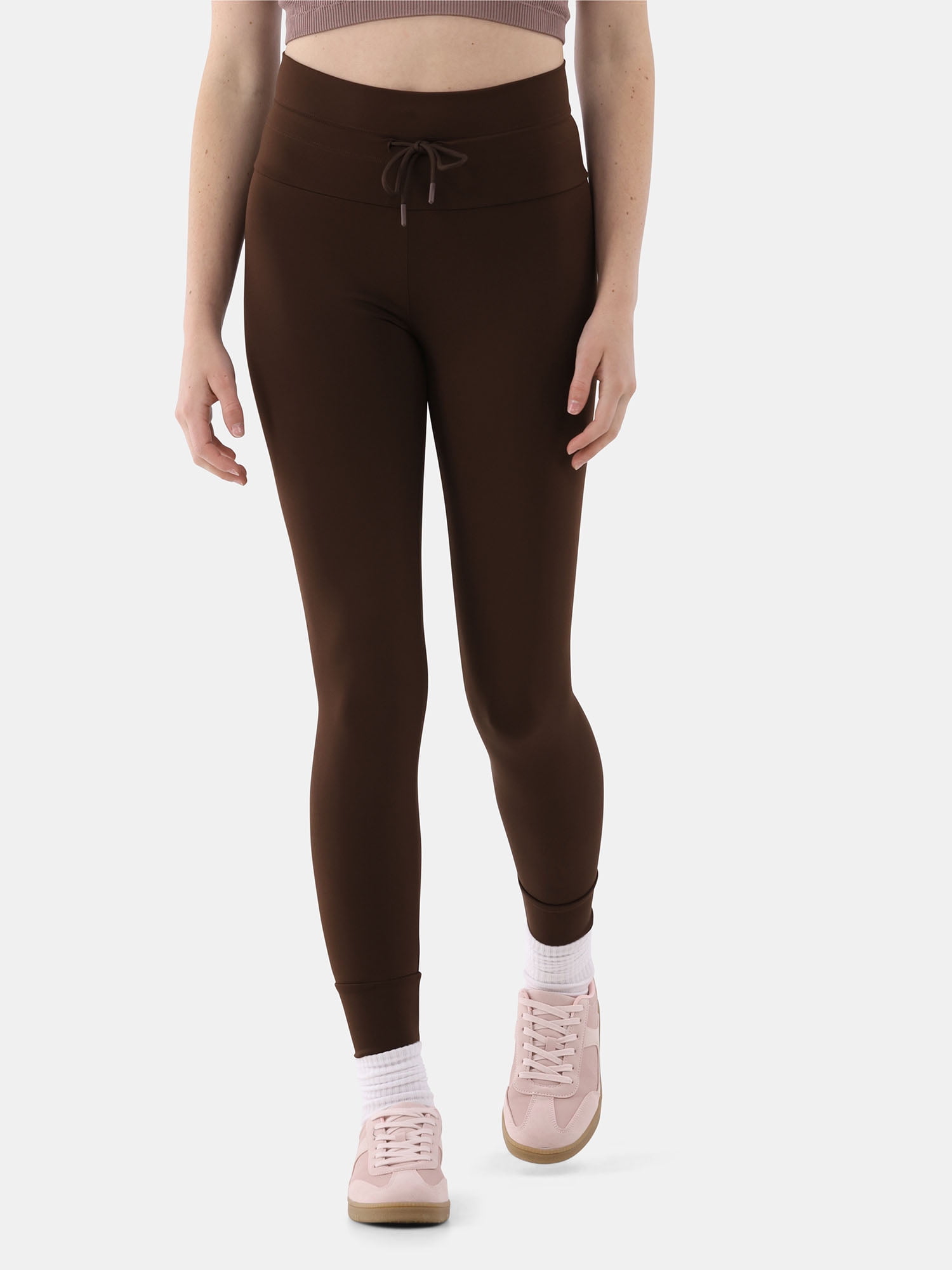 No Boundaries Leggings with Drawstring Tie, 26” Inseam, Women’s ...