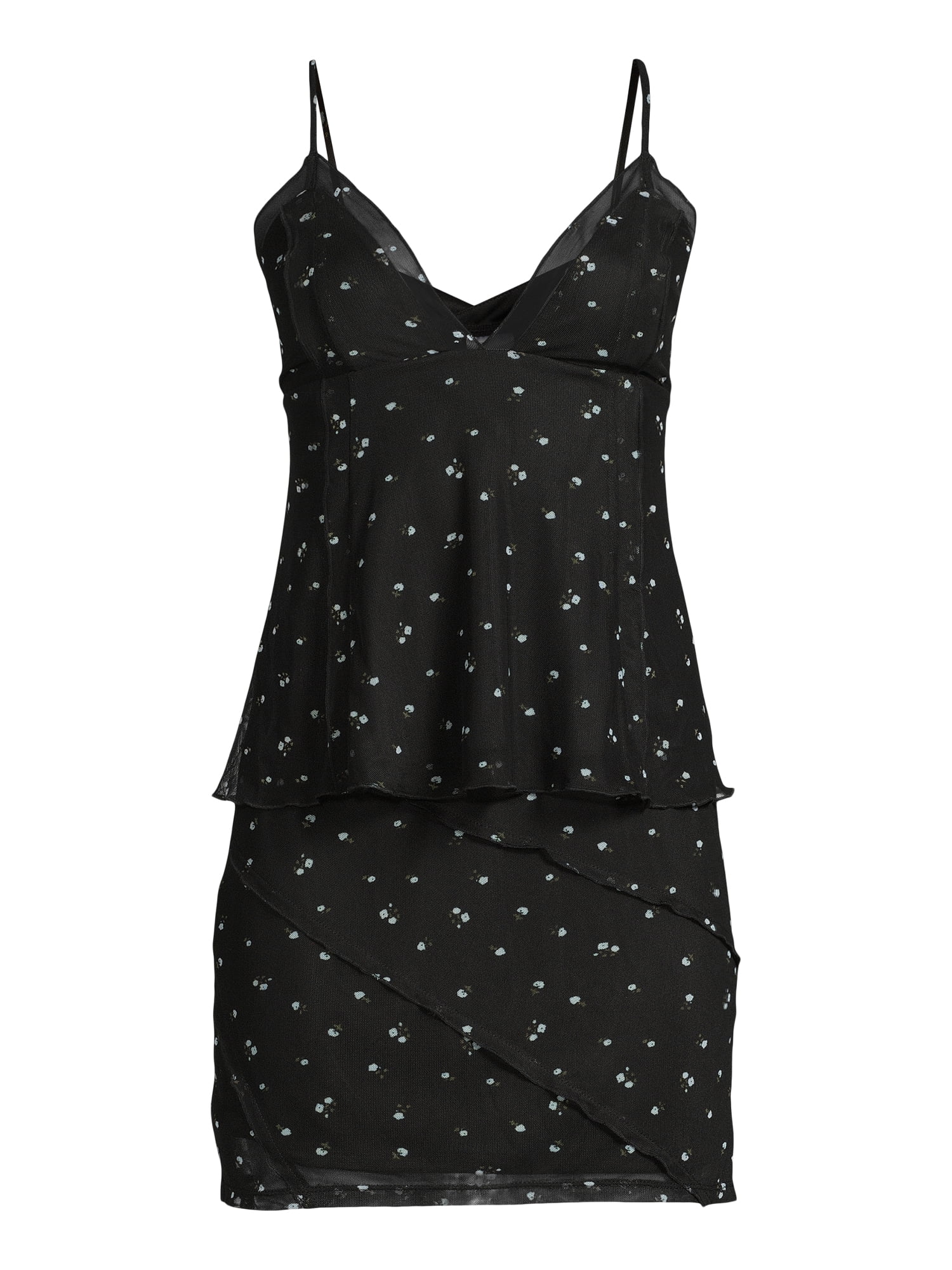 No Boundaries Mesh Cami and Skirt Set, Women's Plus, Spaghetti Strap ...