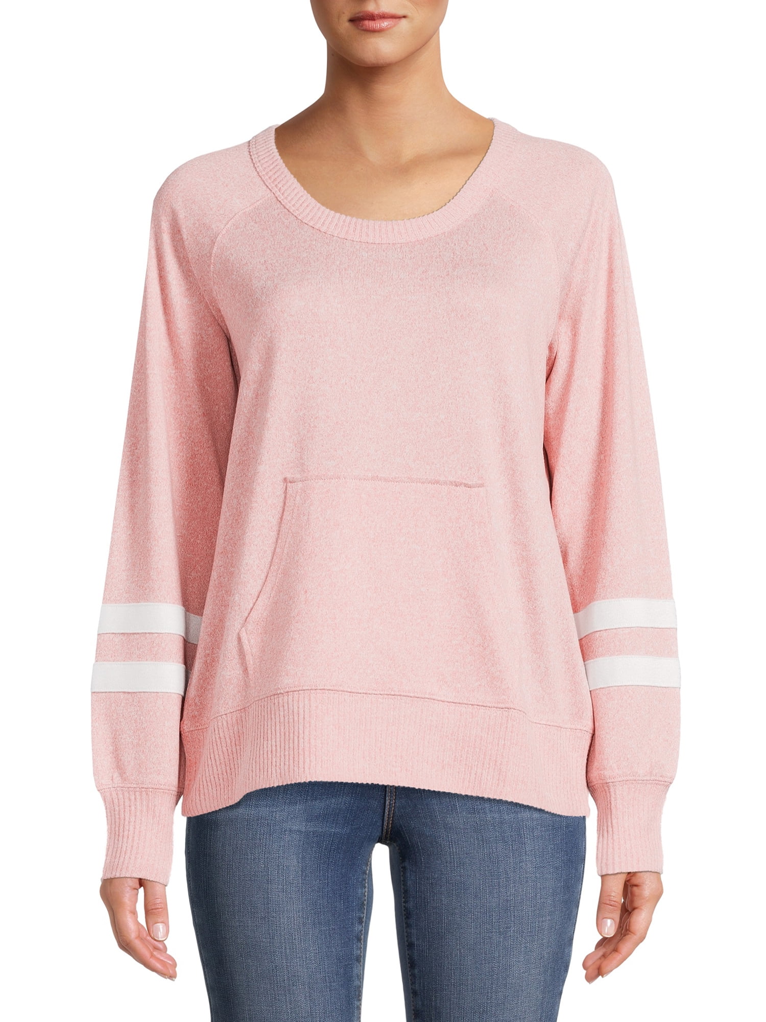 No Boundaries Juniors’ Open Back Pullover - Walmart.com
