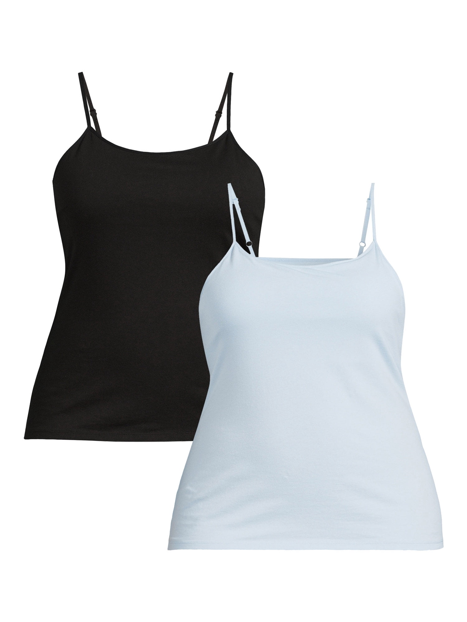 No Boundaries Juniors Plus Size Cami Tank Top, 2-Pack - Walmart.com