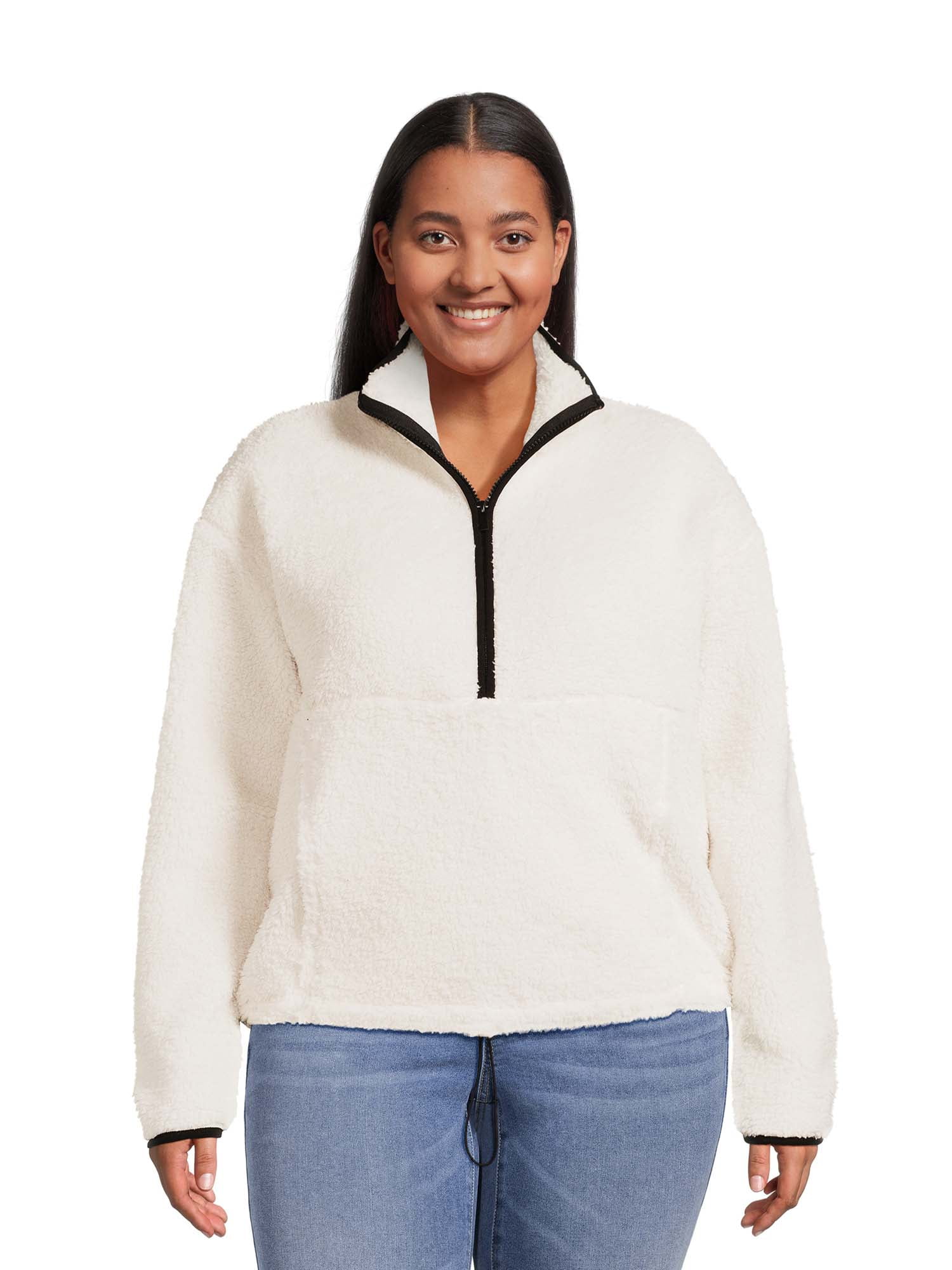 No Boundaries Juniors Plus Size Plush Pullover, Sizes 1X-4X - Walmart.com