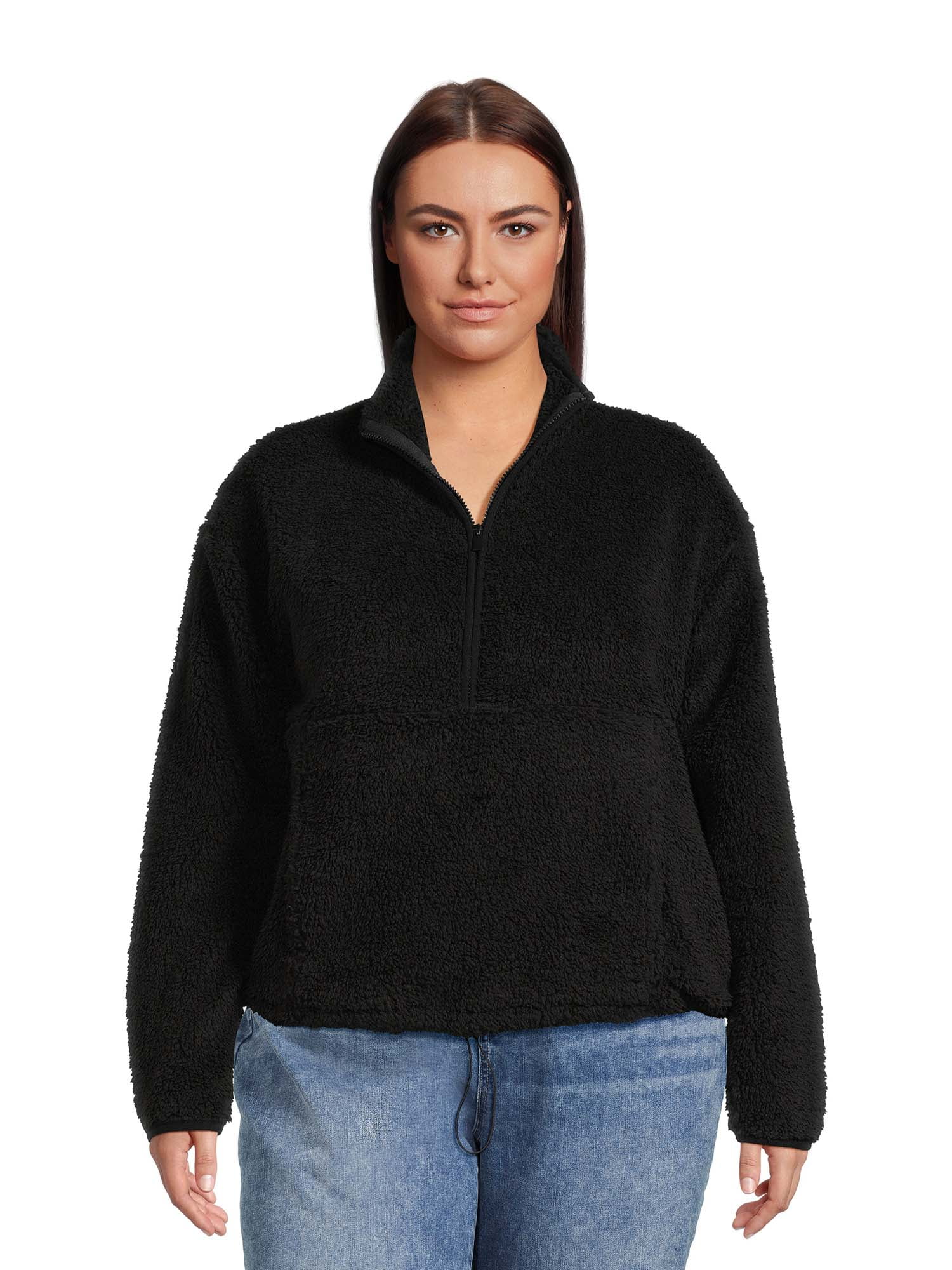 No Boundaries Juniors Plus Size Plush Pullover, Sizes 1X-4X - Walmart.com