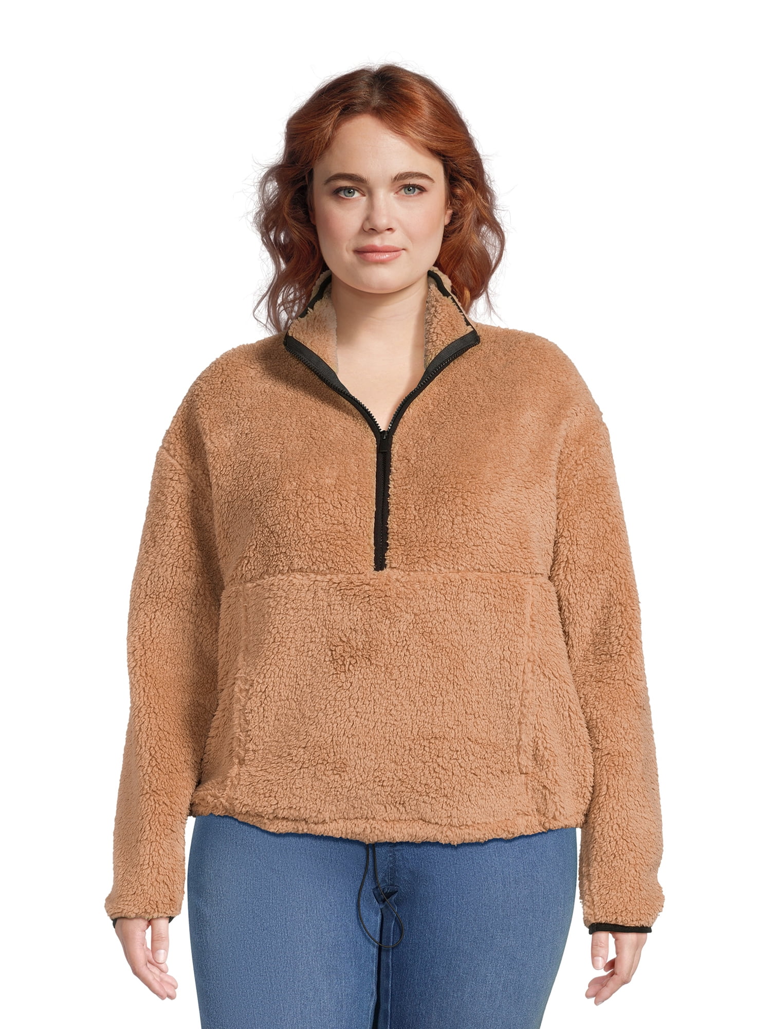 No Boundaries Juniors Plus Size Plush Pullover, Sizes 1X-4X - Walmart.com