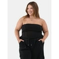 No Boundaries Tube Top and Cargo Pants Set, 2-Piece, Women's and Women ...