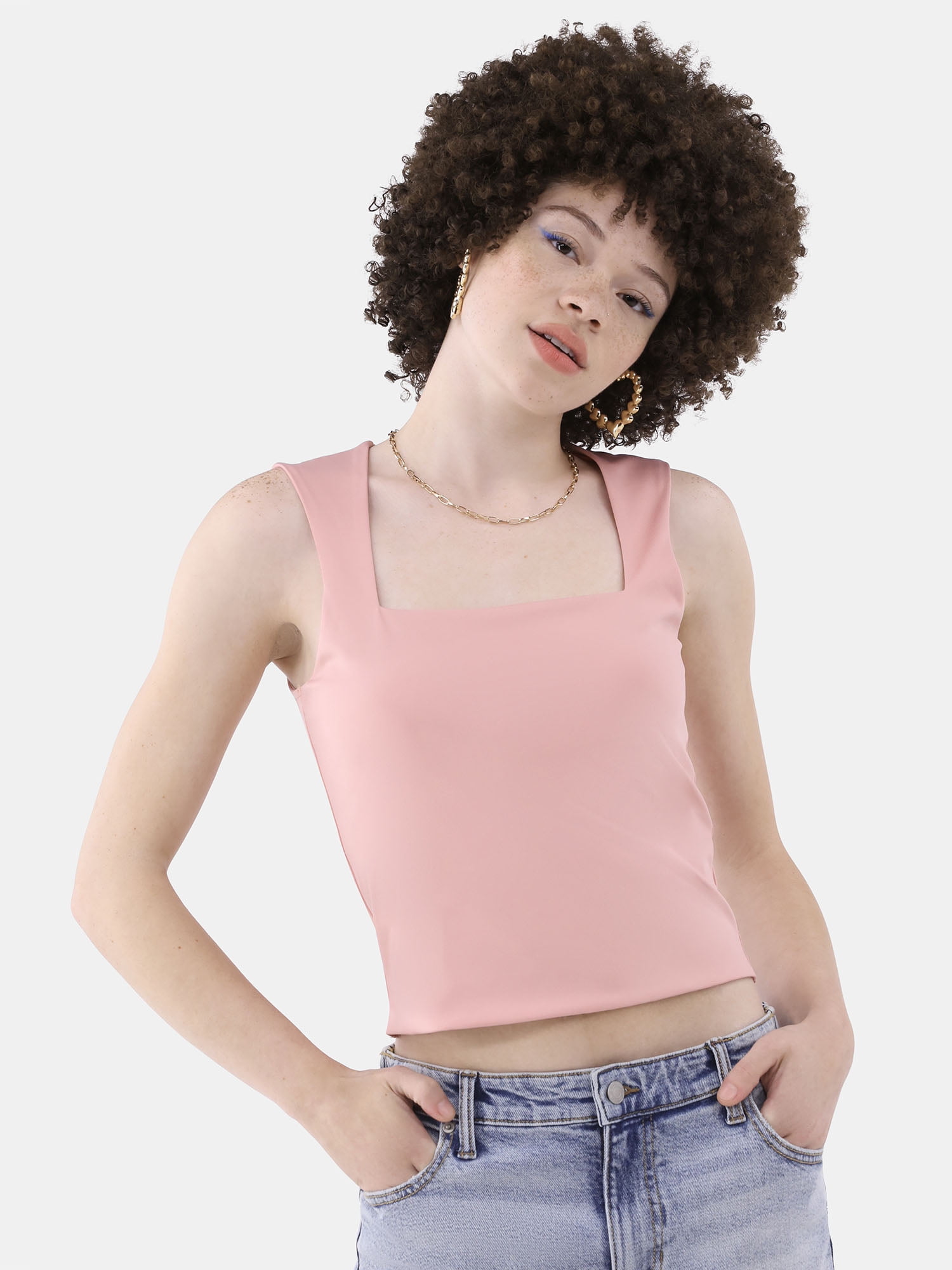 No Boundaries Portrait Tank Top, Women’s - Walmart.com