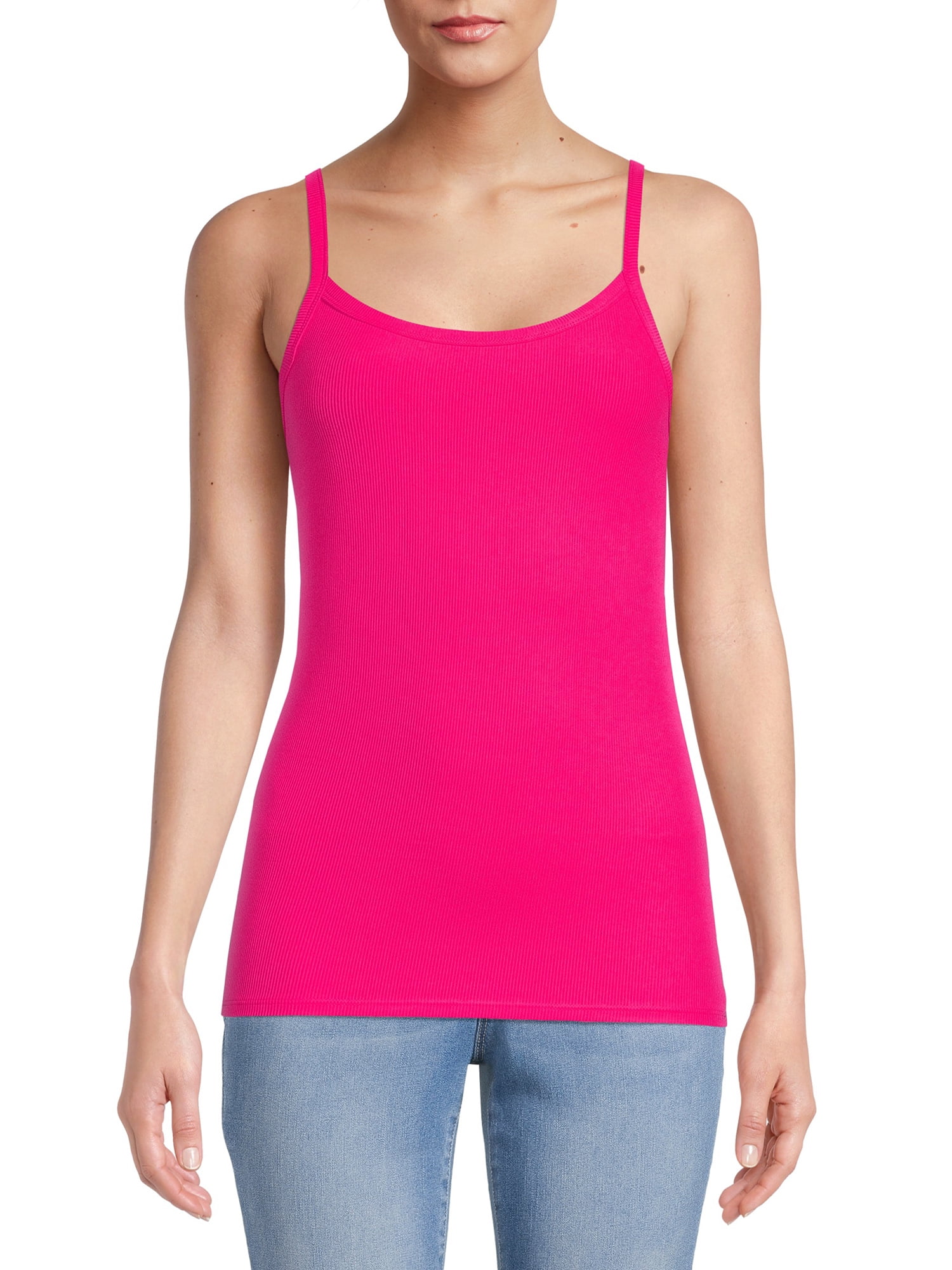 No Boundaries Rib Cami Top, 1 or 5-Pack, Women's - Walmart.com