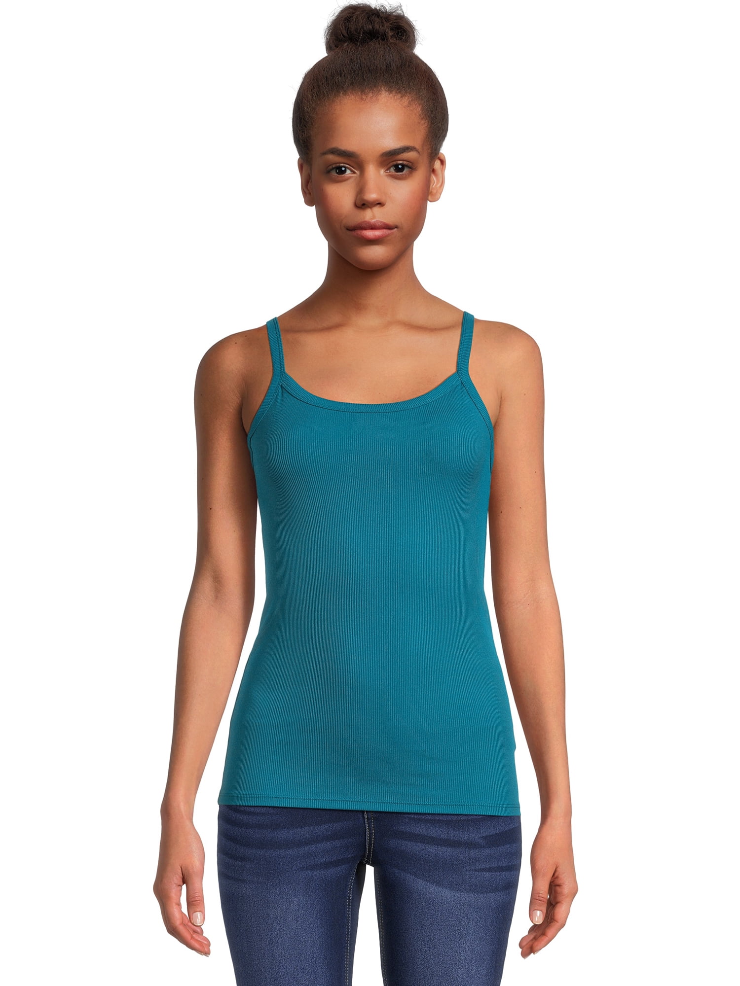 No Boundaries Rib Cami Top, 1 or 5-Pack, Women's - Walmart.com