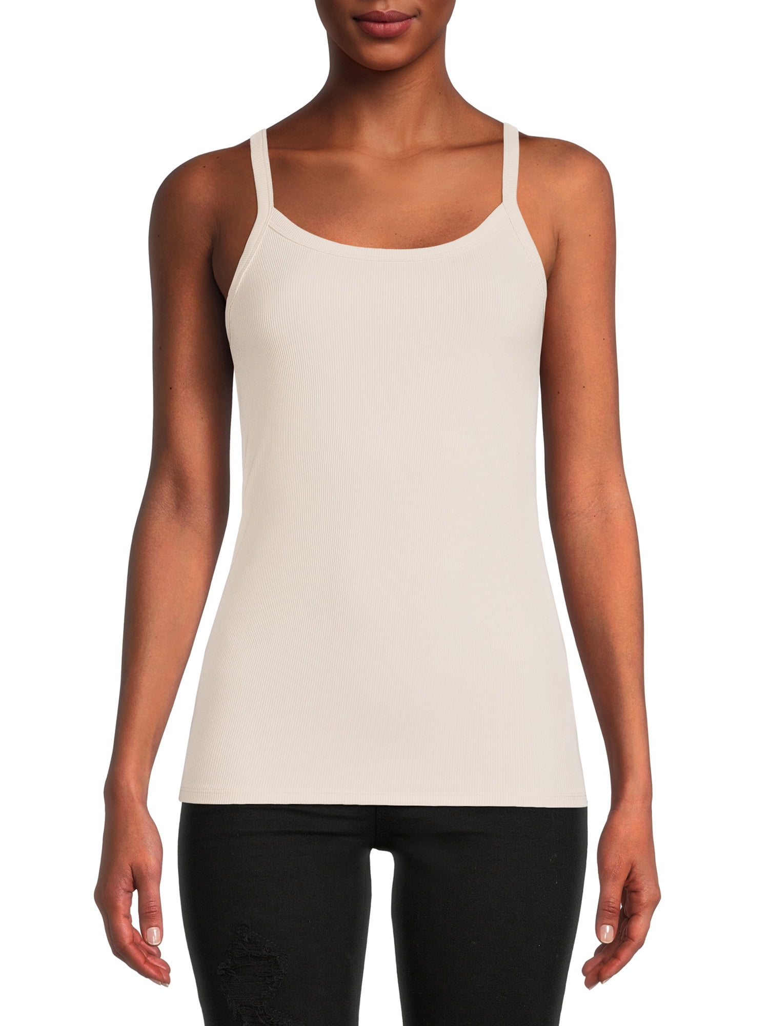 No Boundaries Juniors’ Ribbed Cami Tank Top, Sizes XS-XXXL - Walmart.com