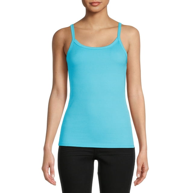 No Boundaries Juniors’ Ribbed Cami Tank Top, Sizes XS-XXXL - Walmart.com