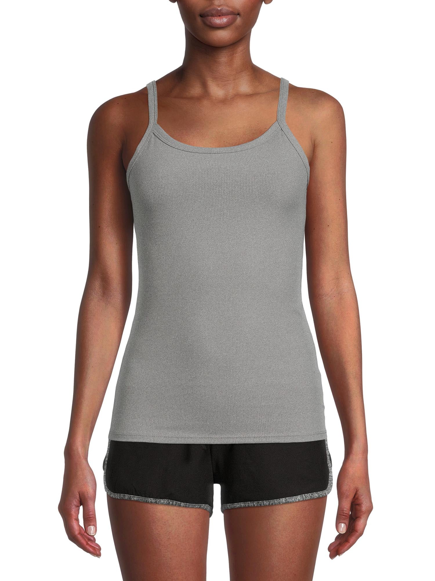 No Boundaries Juniors' Ribbed Cami Tank Top - Walmart.com
